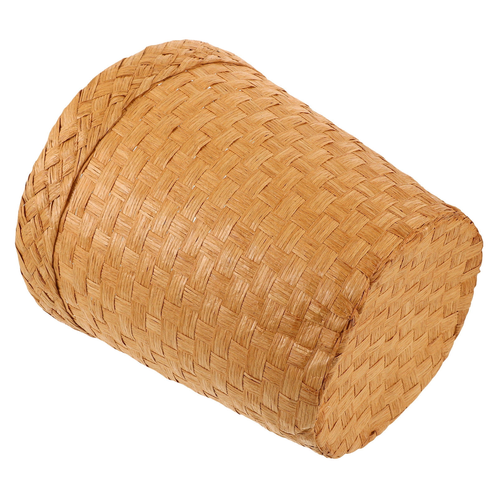 SOPOTUTU Brown Bamboo Waste Basket for Home Office 1Pack - Walmart.com