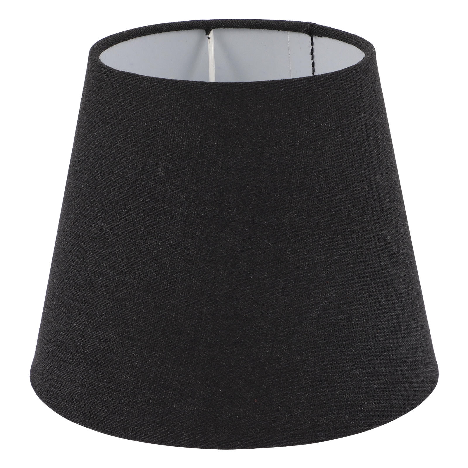 SOPOTUTU 1Pack Black Fabric Drum Light Shade for Table Lamps Reading ...