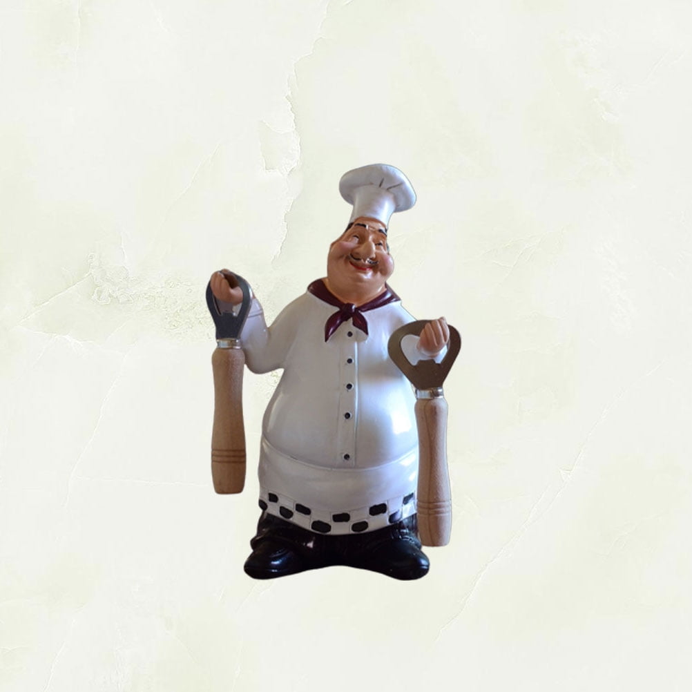 SOPOTUTU American Resin Chef Ornament Assorted Colors Decorative ...