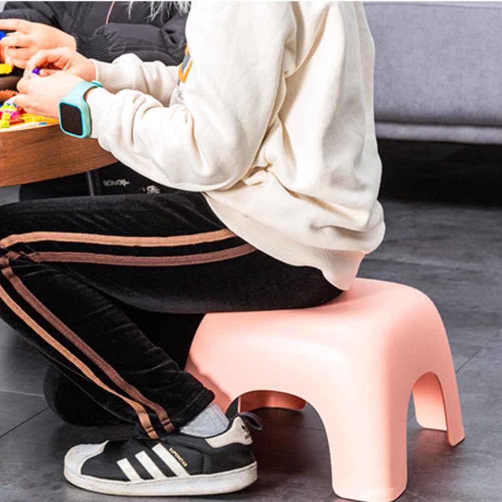 SOPOTUTU 1Pack Child Step Stool Pink Plastic for Kids Home Use ...