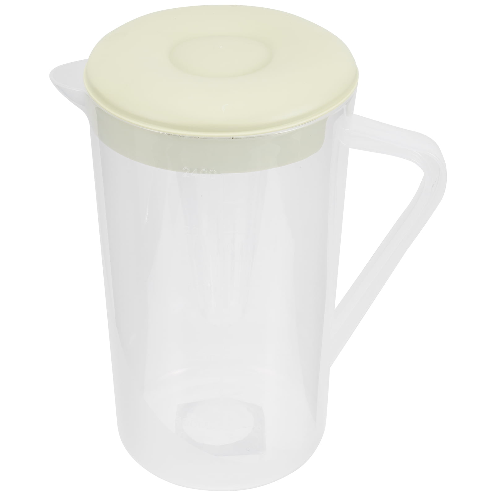 SOPOTUTU 1Pack Clear Pitcher with Lid for Household Users Suitable for ...