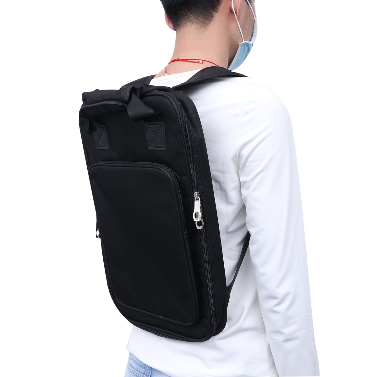 SOPOTUTU Lightweight PVC Drumstick Backpack with Double Hook ...