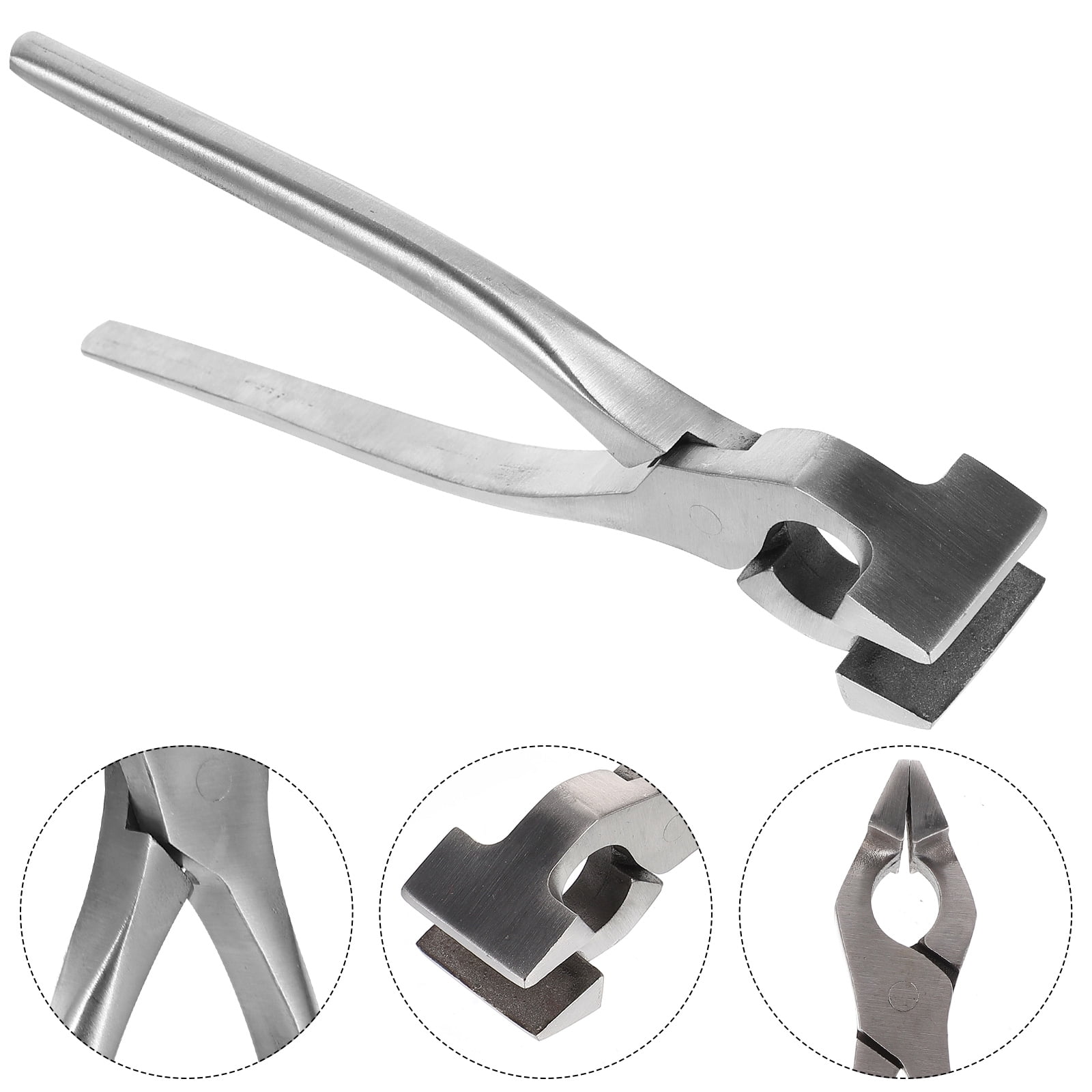 SOPOTUTU 1Pack Durable Press Flatten Plier for Leather Working and ...