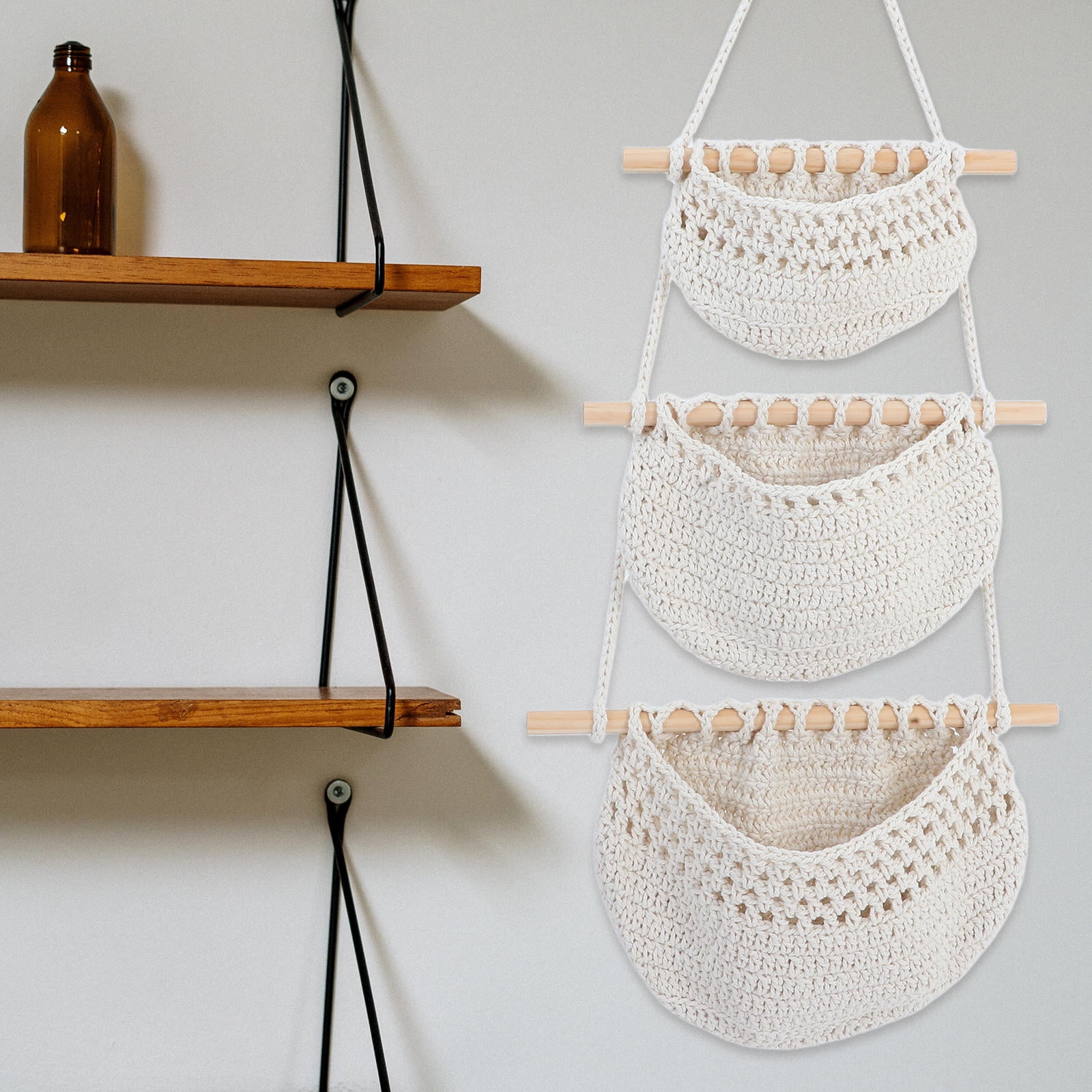 SOPOTUTU 1Pack Hanging Vegetable Basket Assorted Color For Onion And ...