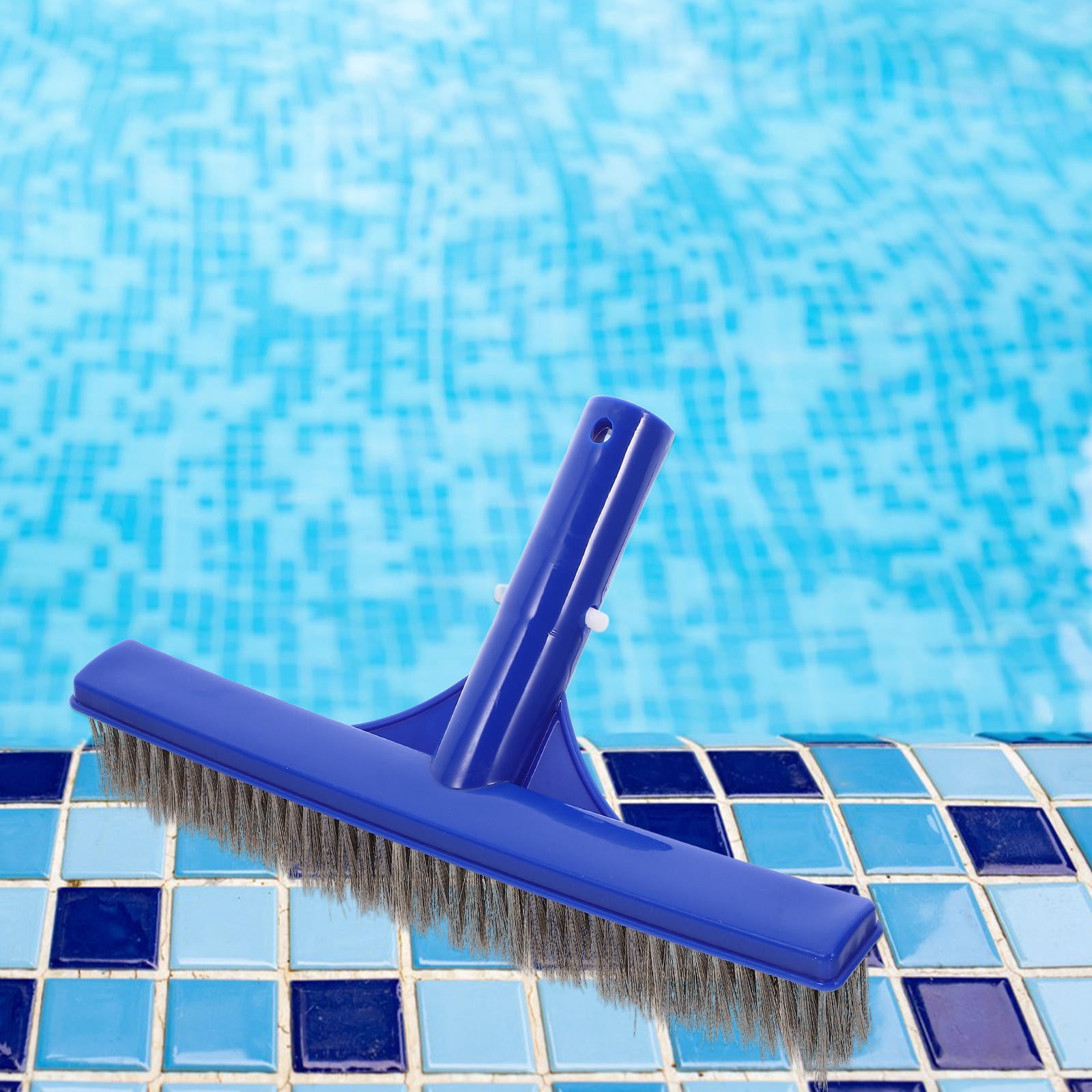 SOPOTUTU 1Pack Heavy Duty Pool Cleaning Wire Brush Blue Abs Alloy ...