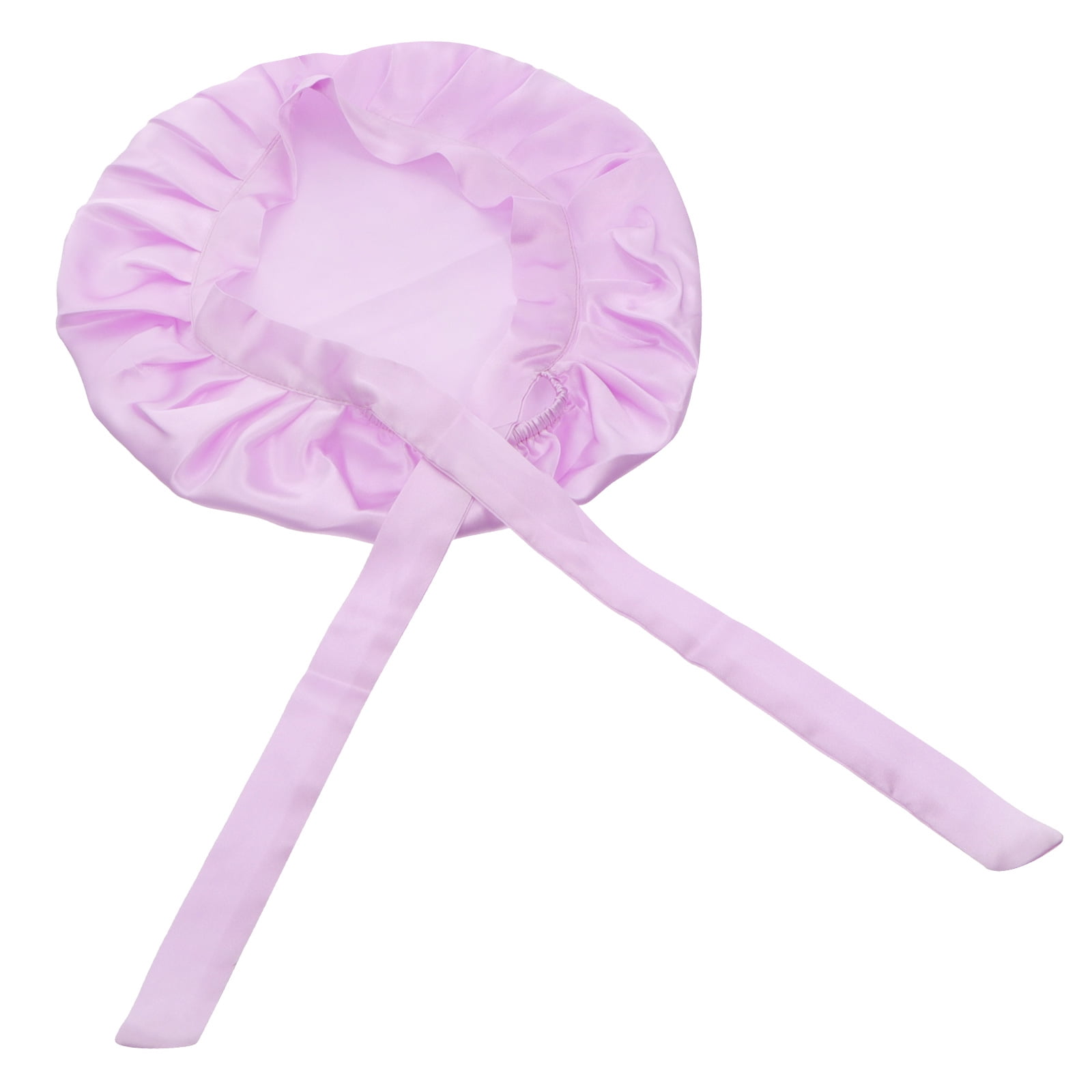 SOPOTUTU 1Pack Lavender Silk Night Sleep Cap Adjustable Sleeping Hat ...