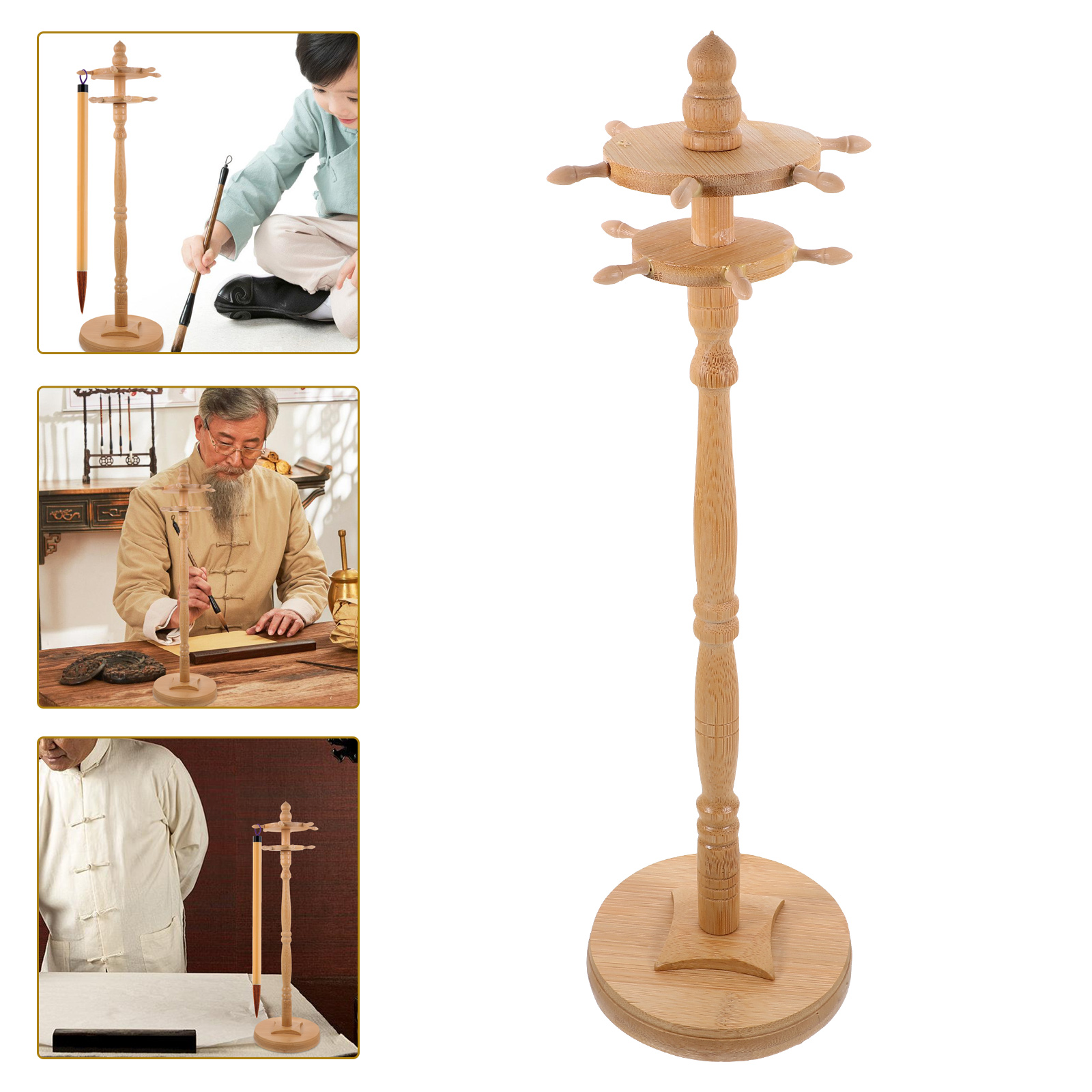 SOPOTUTU 1Pack Pen Storage Rack with Unique Design Round Shape ...