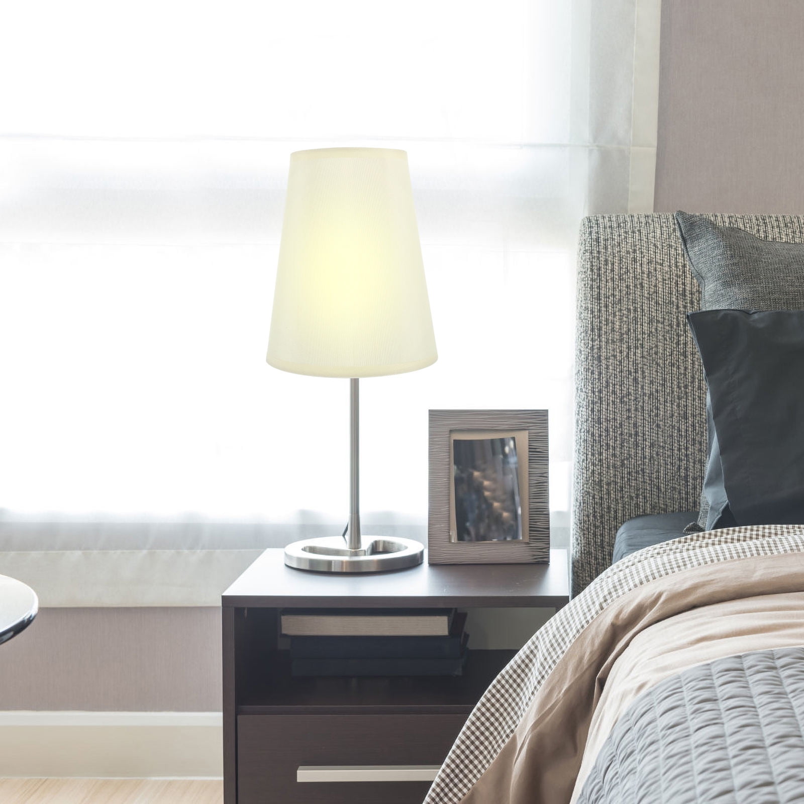 SOPOTUTU 1Pack Pendant Lampshade Table Light Cover Cloth Composite Iron ...