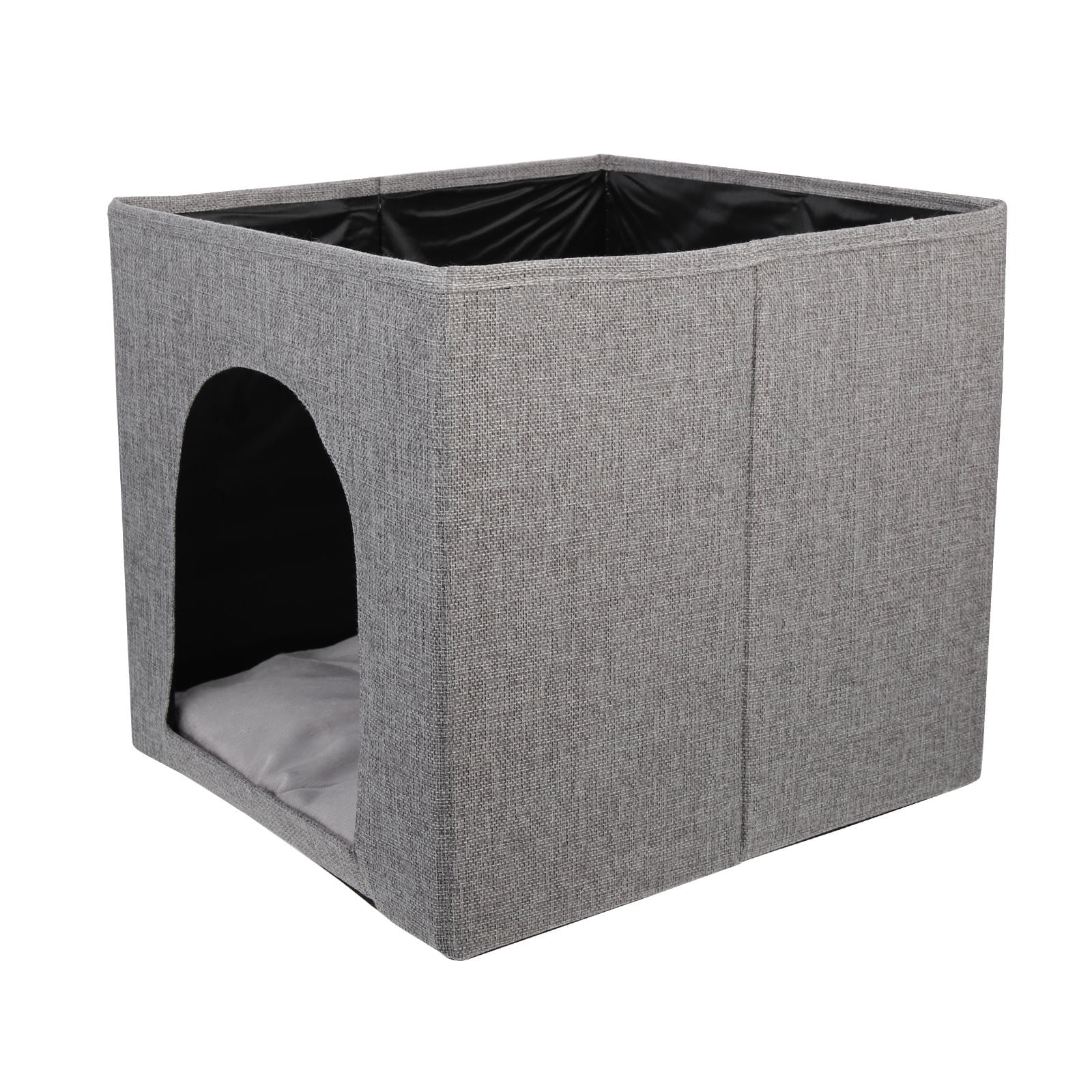SOPOTUTU 1Pack Portable Cat Bed for Indoor Cat with Multi-Function ...