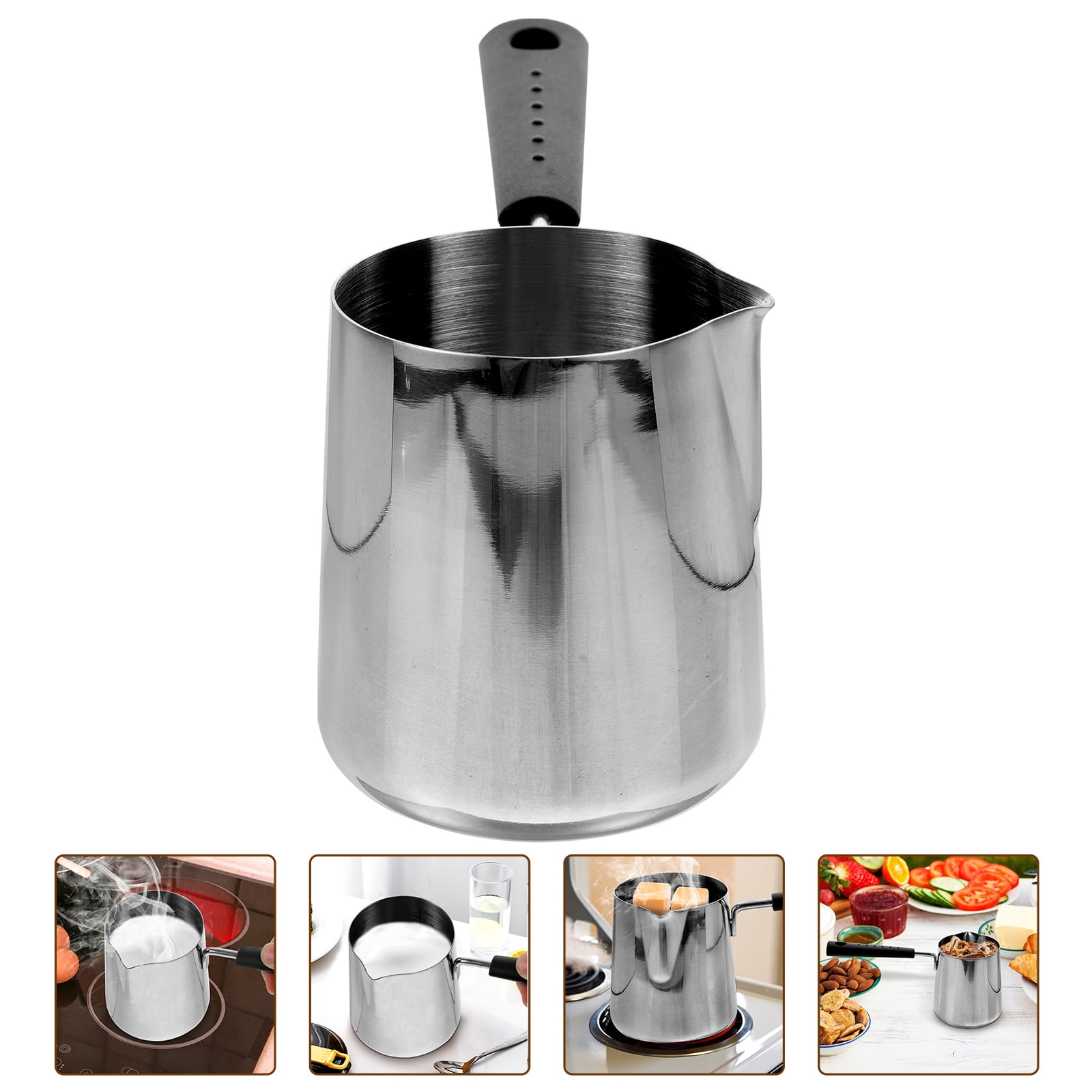 SOPOTUTU 1Pack Small Cooking Pot for Melting Caramel and Wax 7.5In Tall ...