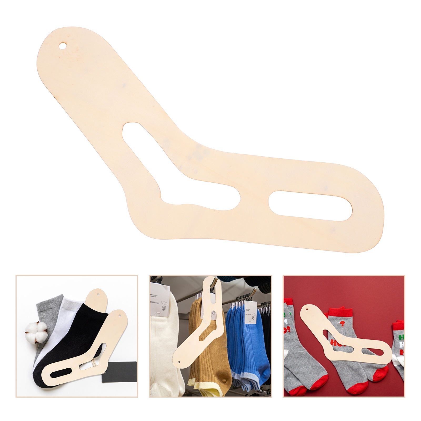 SOPOTUTU 1Pack Sock Insert Liner Beige Rectangular for Customers ...