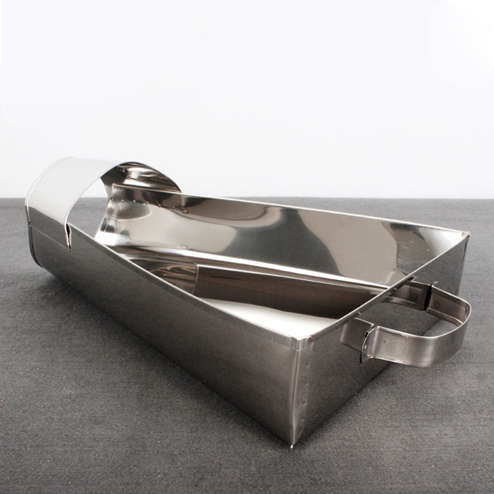SOPOTUTU Ergonomic Stainless Steel Food Shovel Scoop Silver and Safe ...