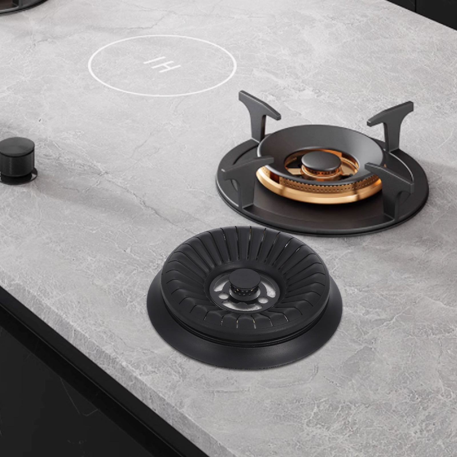 SOPOTUTU 1Pack Stainless Steel Stove Rings for Gas Stove 5.5x5.5x0.04in ...