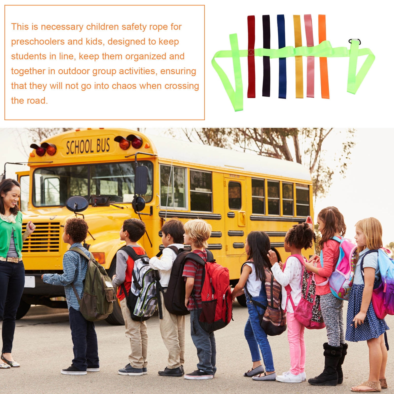 SOPOTUTU 1Pack Toddler Rope for Walking Nylon Reusable for Preschoolers ...