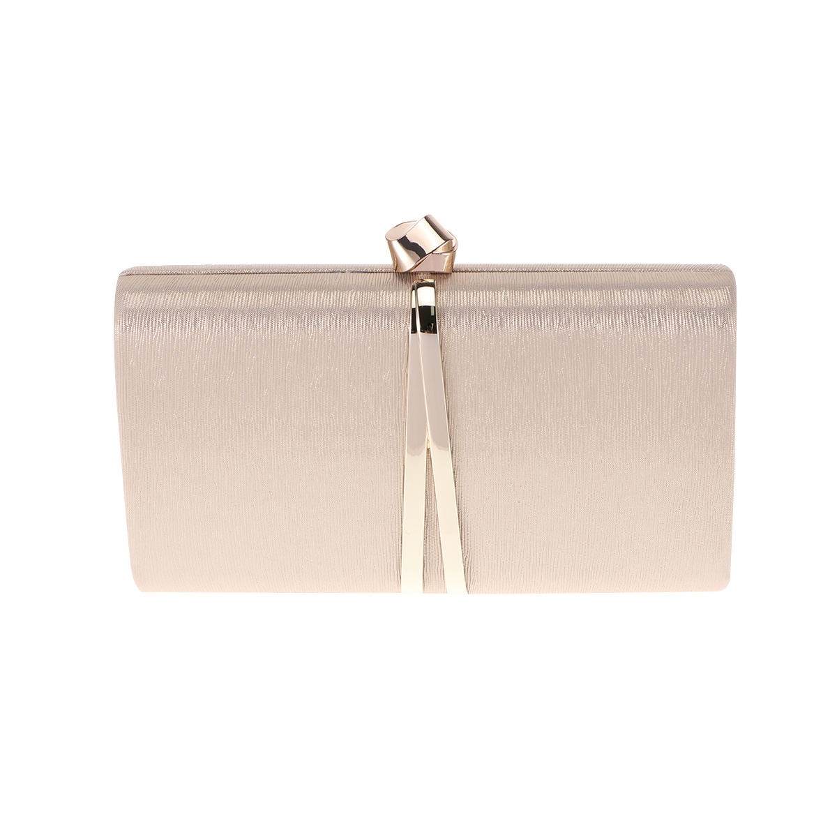 SOPOTUTU Premium PU Golden Evening Handbag with Chain Strap and ...