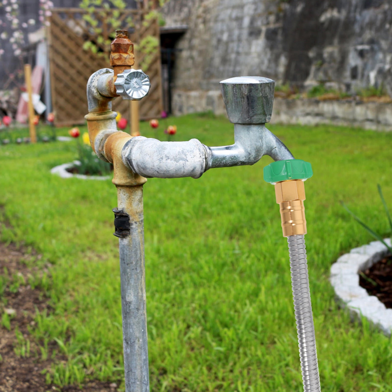 SOPOTUTU 1Pcs 72.70X1.69X1.69in Hose Pipe for Garden Use by Farmers 6FT ...