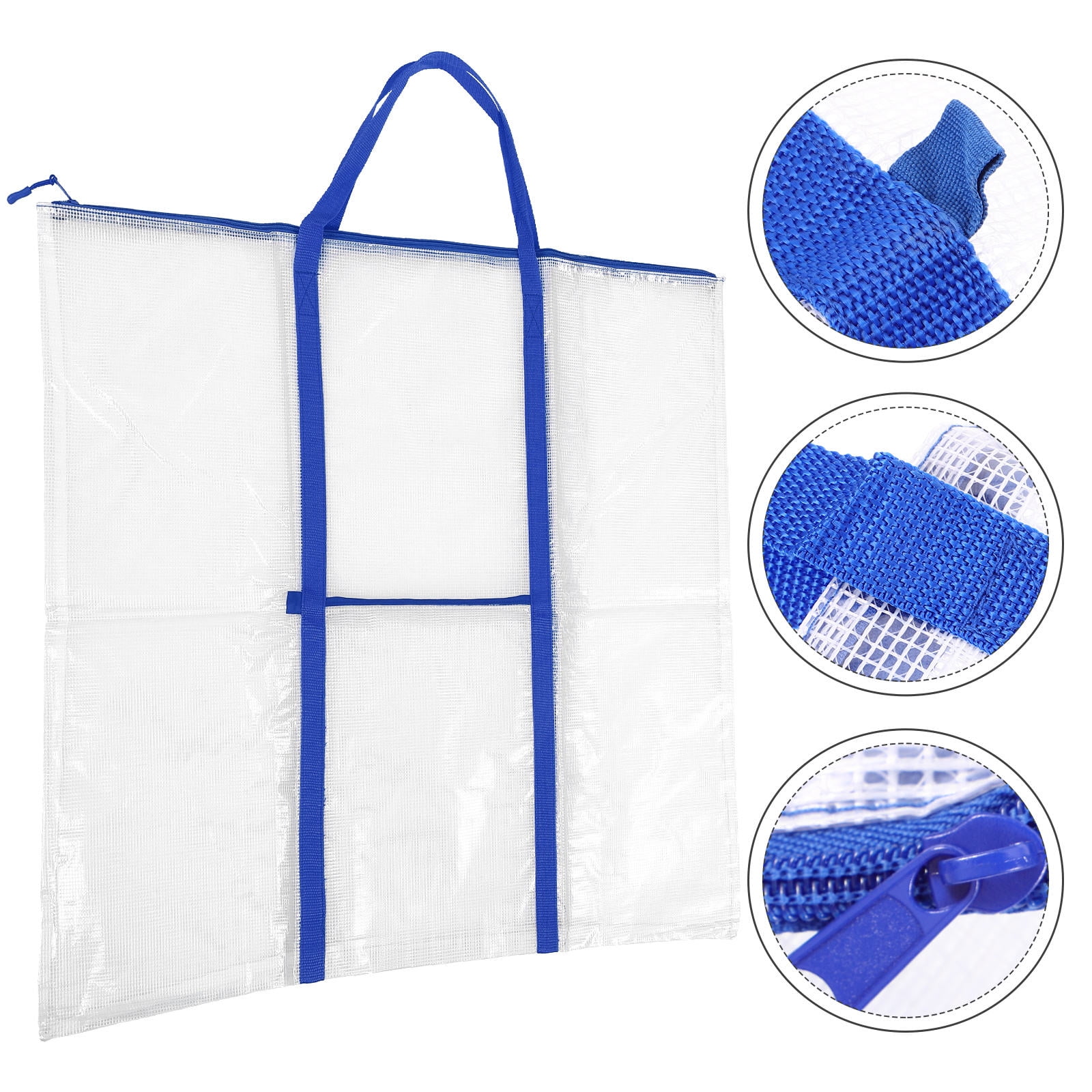 SOPOTUTU Poster Carrying Case PVC Blue Art Supplies Simple Design 1Set ...
