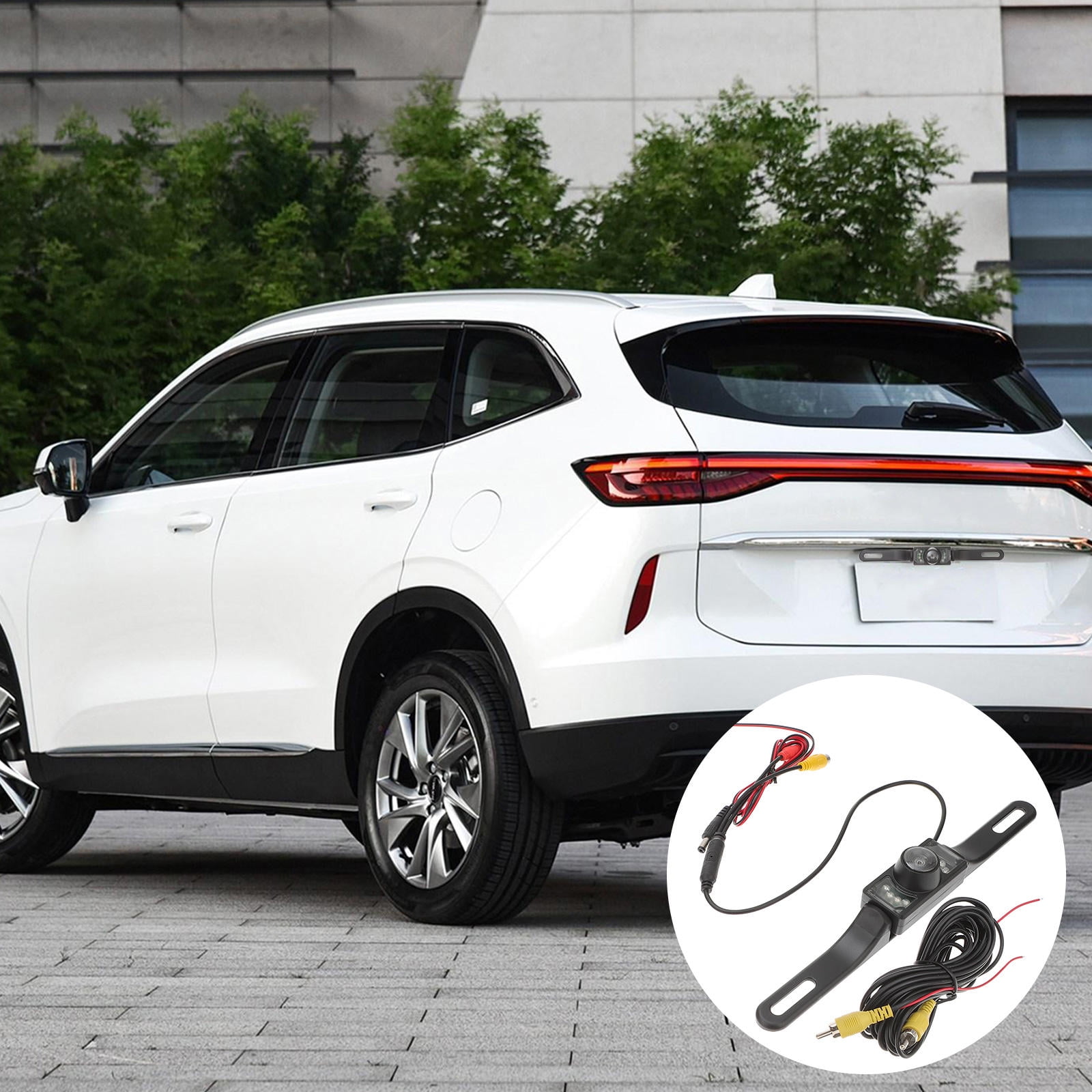 SOPOTUTU Automobile Reversing Camera Rear View Camera Black 1Pcs 10.0X1 ...