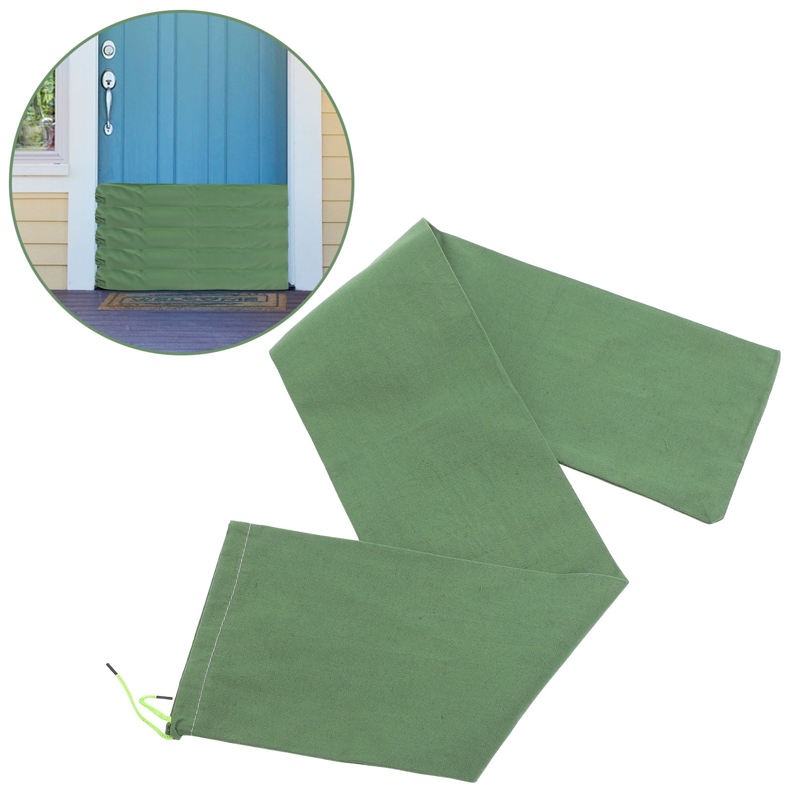SOPOTUTU 1Pcs Green Canvas Flood Barrier Sandbag for Garden Gate ...