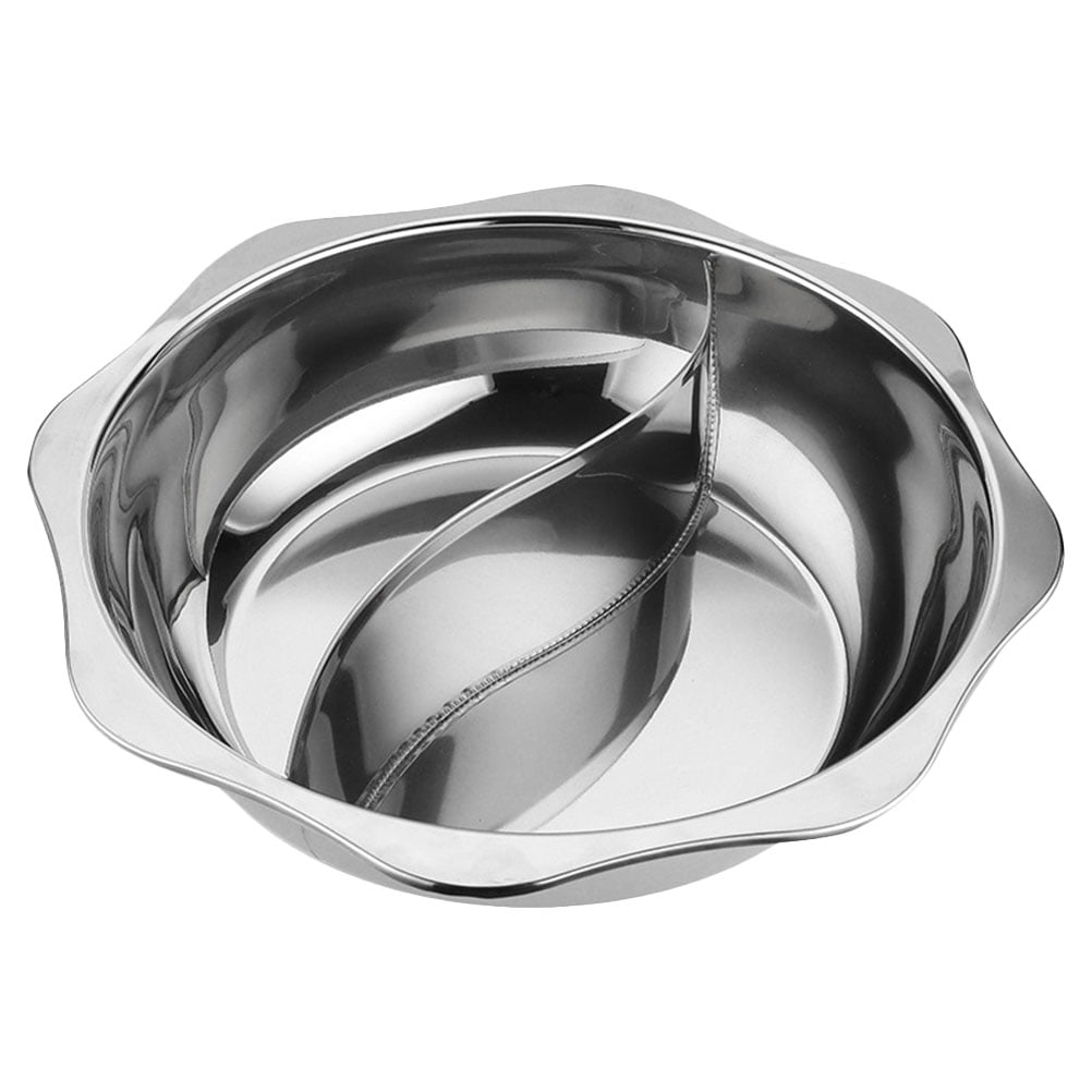 SOPOTUTU 1Pcs Induction Cookware Double-Flavor Hot Pot Non-Deforming ...