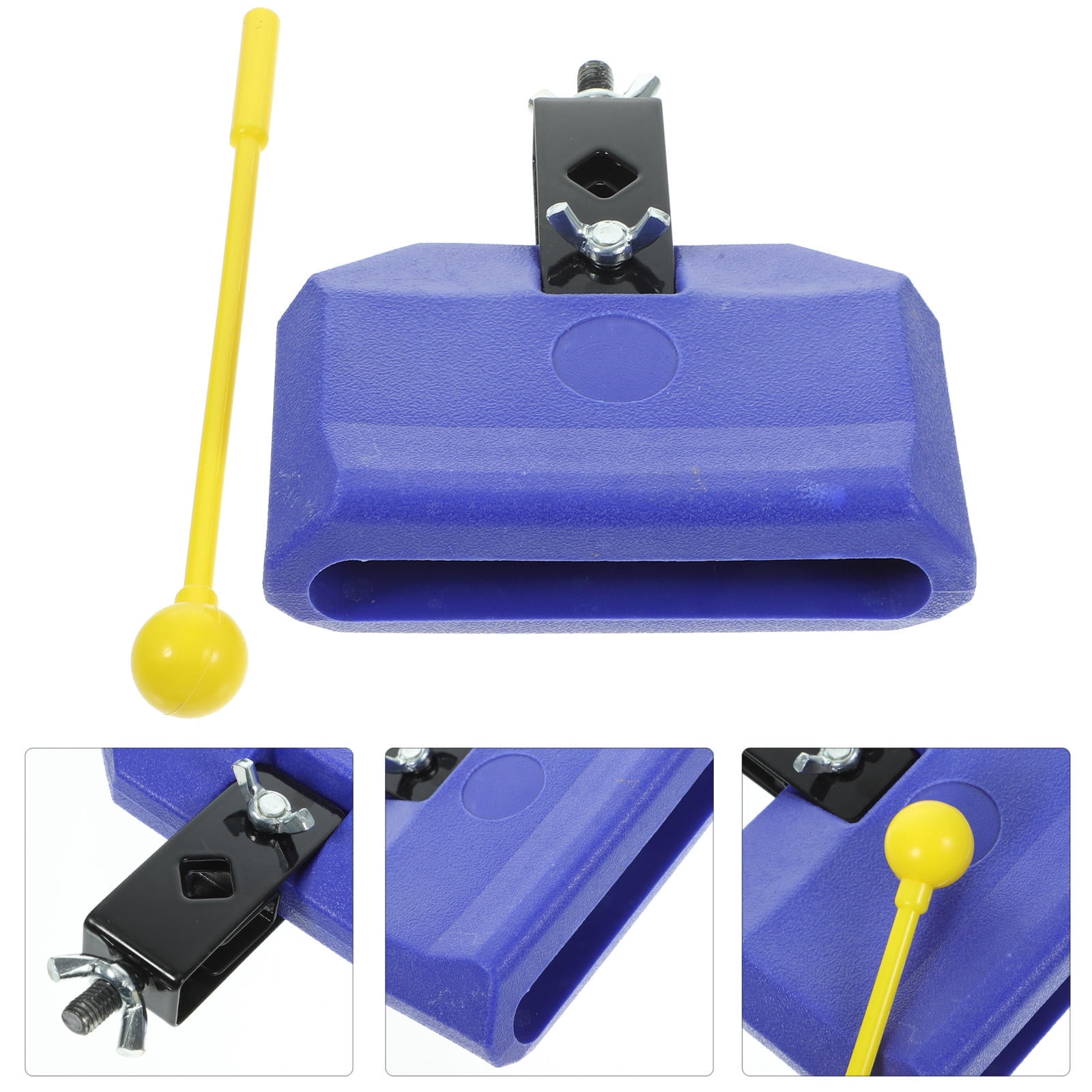 SOPOTUTU Loud Cowbell Noise Maker Cowbell Noisemaker Purple Clapper ...