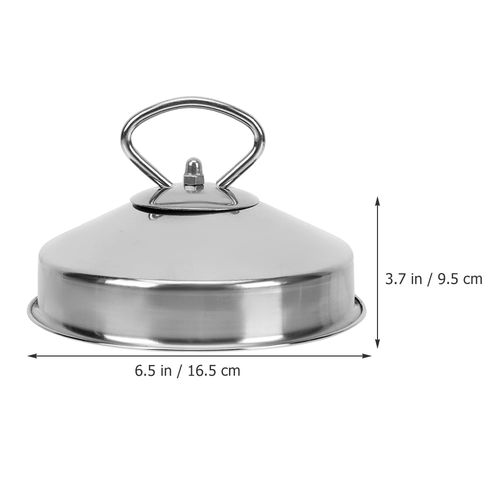 SOPOTUTU 1Pack Stainless Steel Dome Shape Steamer Lid Keeps Food Warm ...