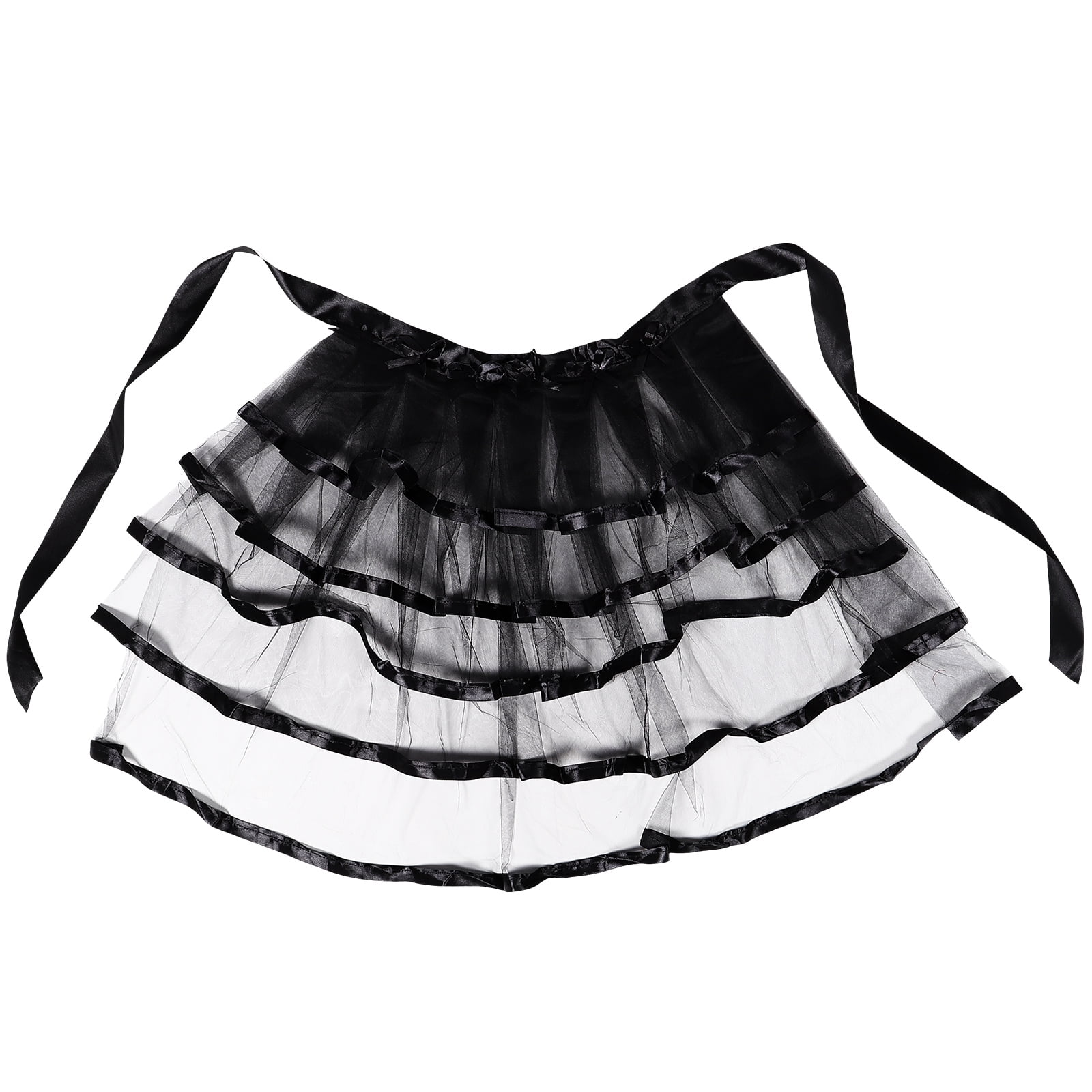 SOPOTUTU 1Set Black Tulle Skirts for Women in Steampunk Style for Stage ...