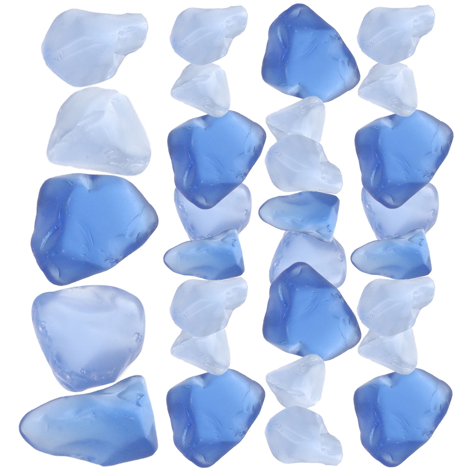 SOPOTUTU 1Set Blue Fish Tank Pebbles Aquarium Rocks for Aquascaping and ...