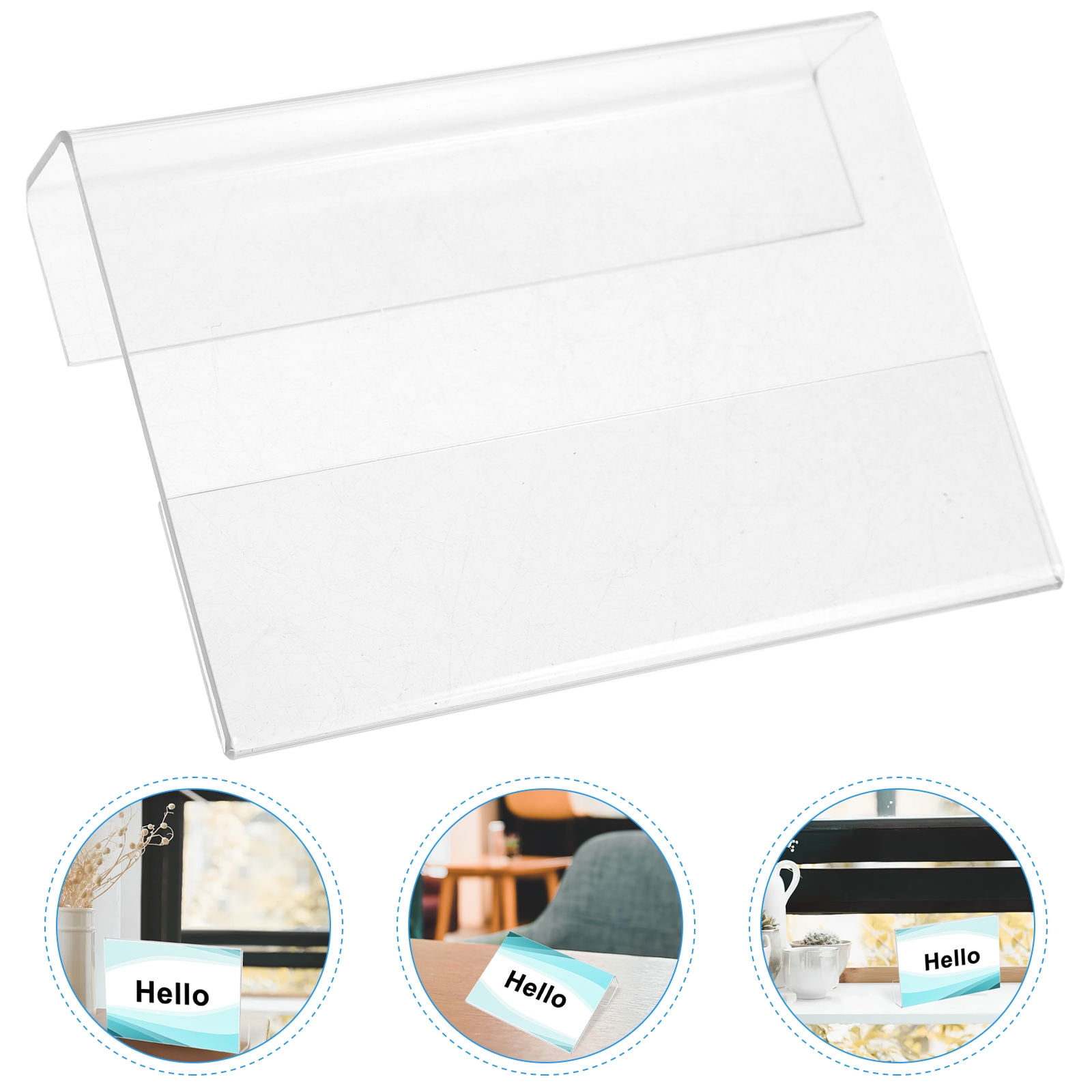 SOPOTUTU 1Set Business Cards Display Holder Clear Card Hanging Holder ...