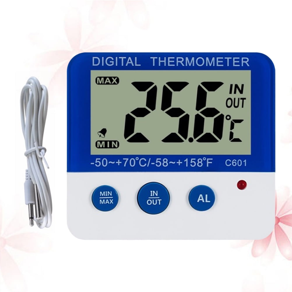 SOPOTUTU 1Set C601 Thermometer Cooler Thermometer ABS High Low ...