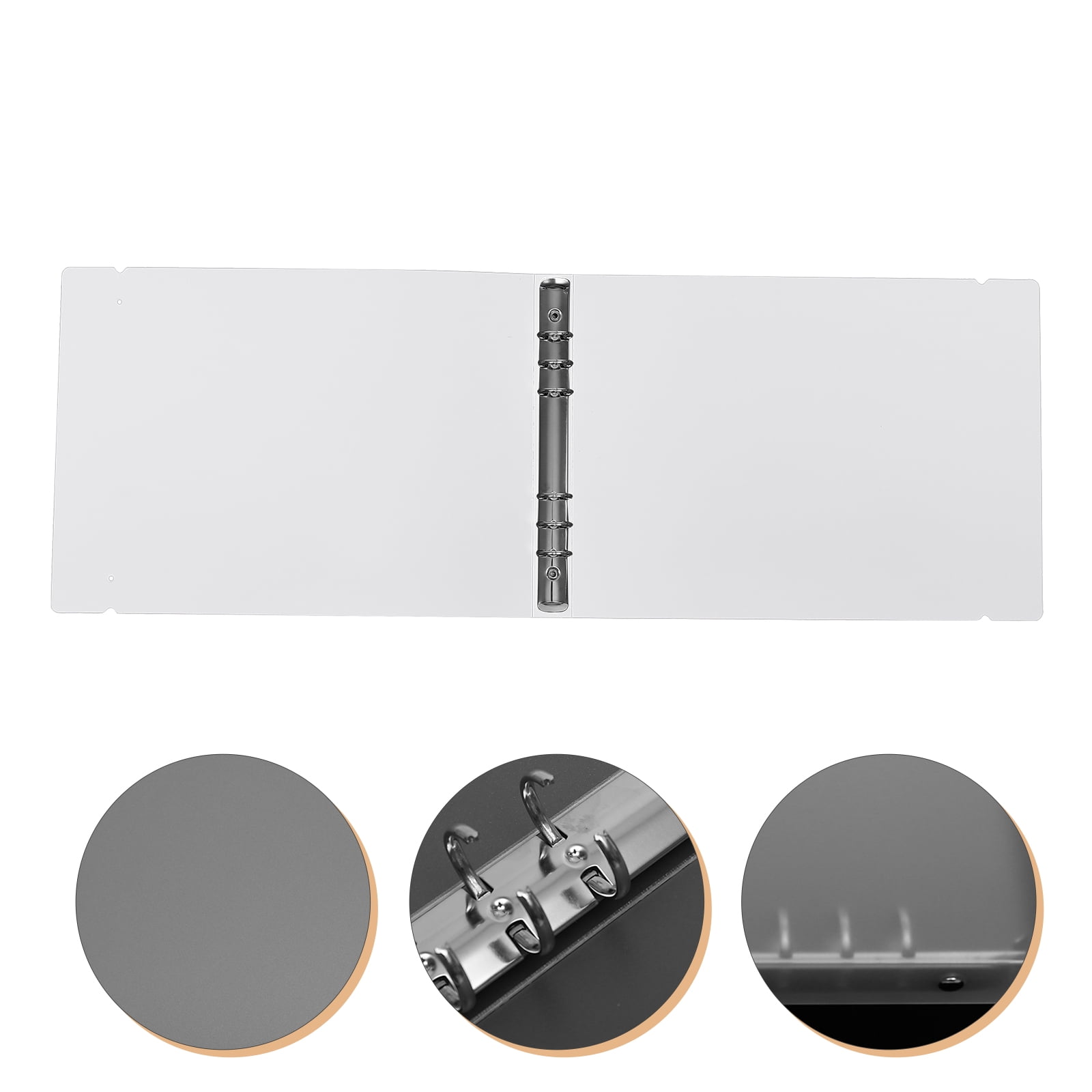 SOPOTUTU 1Pcs Clear File Binder Simple Design Document Organizer ...