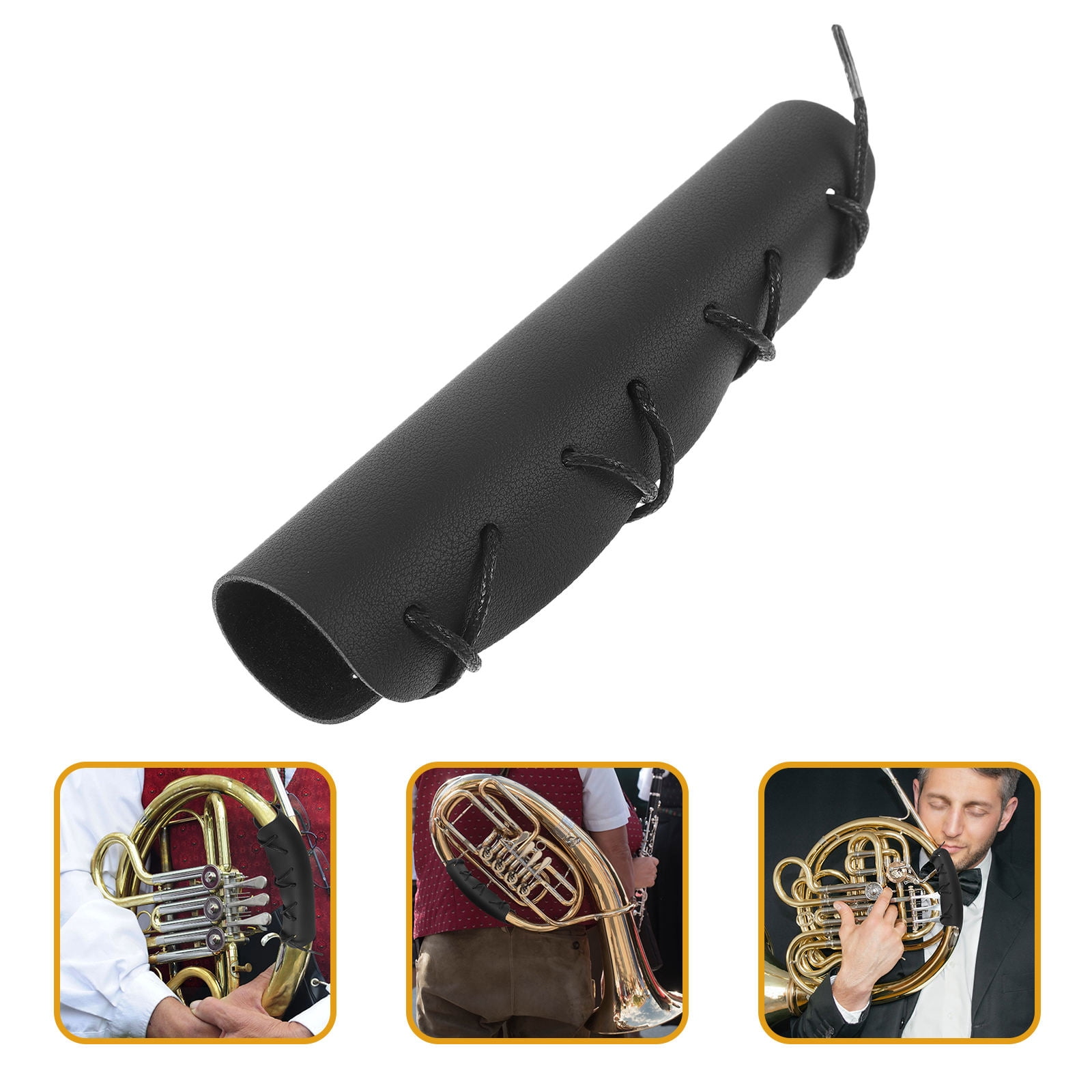 SOPOTUTU Black Non-Skid Horn Guard for French Horn, Protective Cover, 5 ...