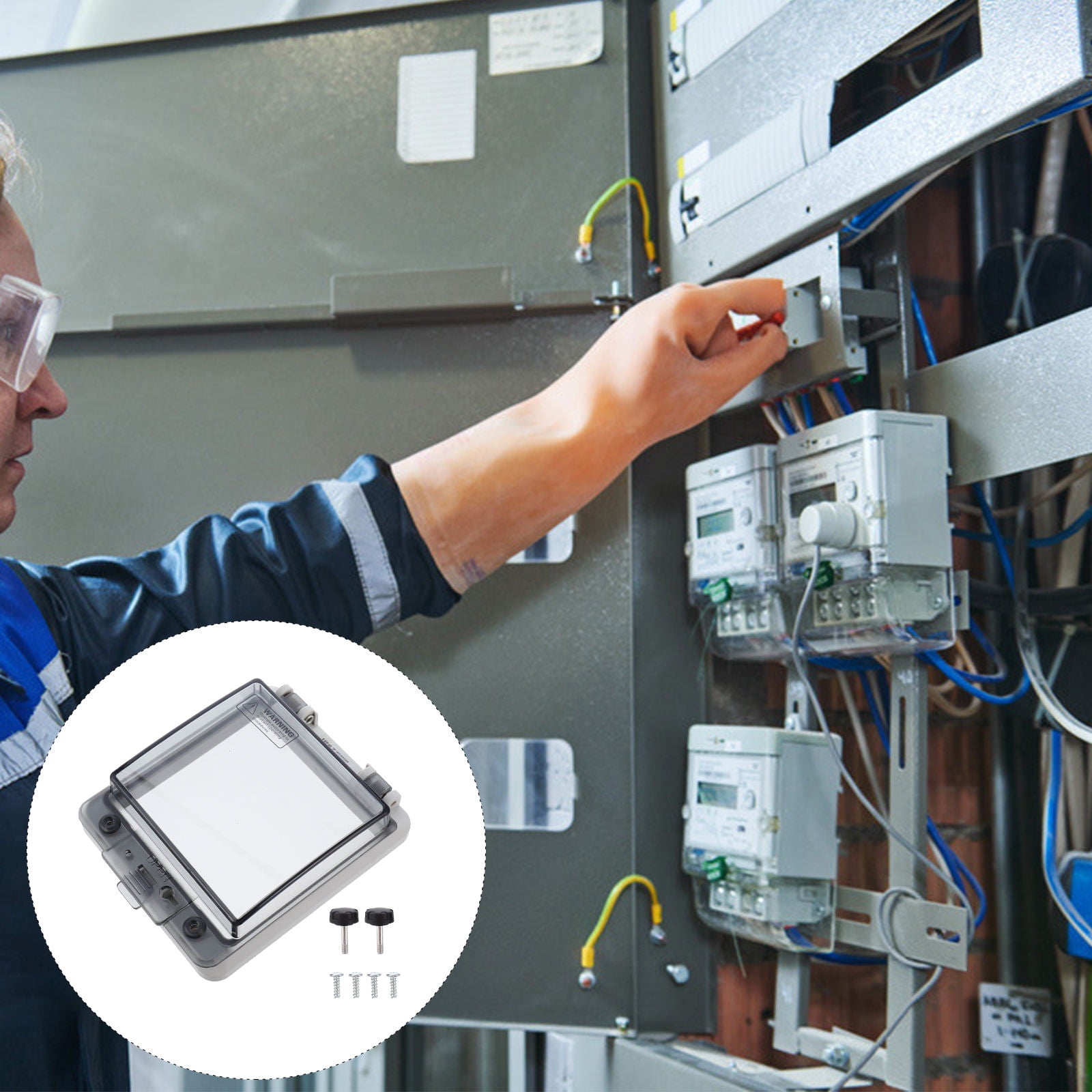 SOPOTUTU Waterproof Breaker Distribution Boxes Circuit Breaker ...