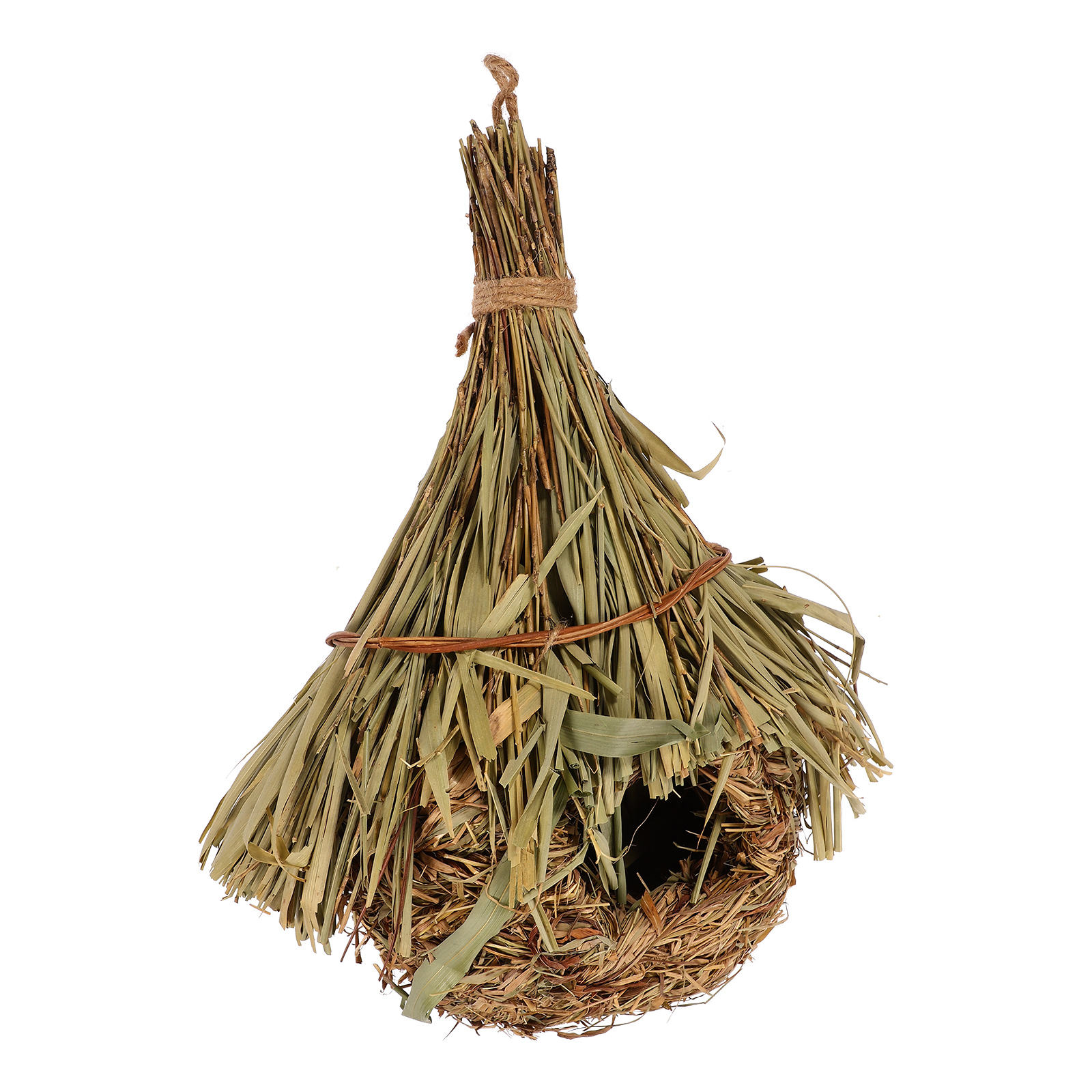 SOPOTUTU 1Set Handmade Woven Bird Nest Sleeping Nest for Birds with ...