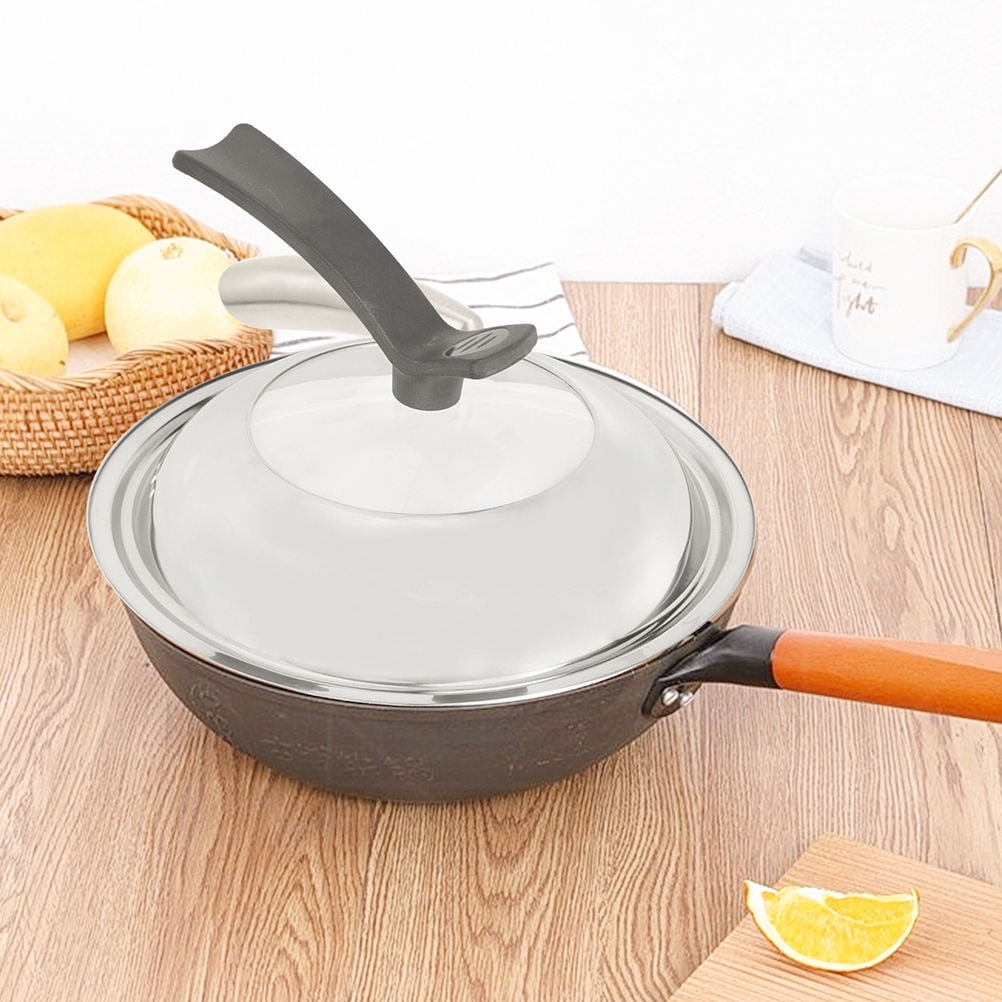 SOPOTUTU Metal Pot Cover Cooking Pan Lid Knob 1Pack Silver 11×11×1.6in ...