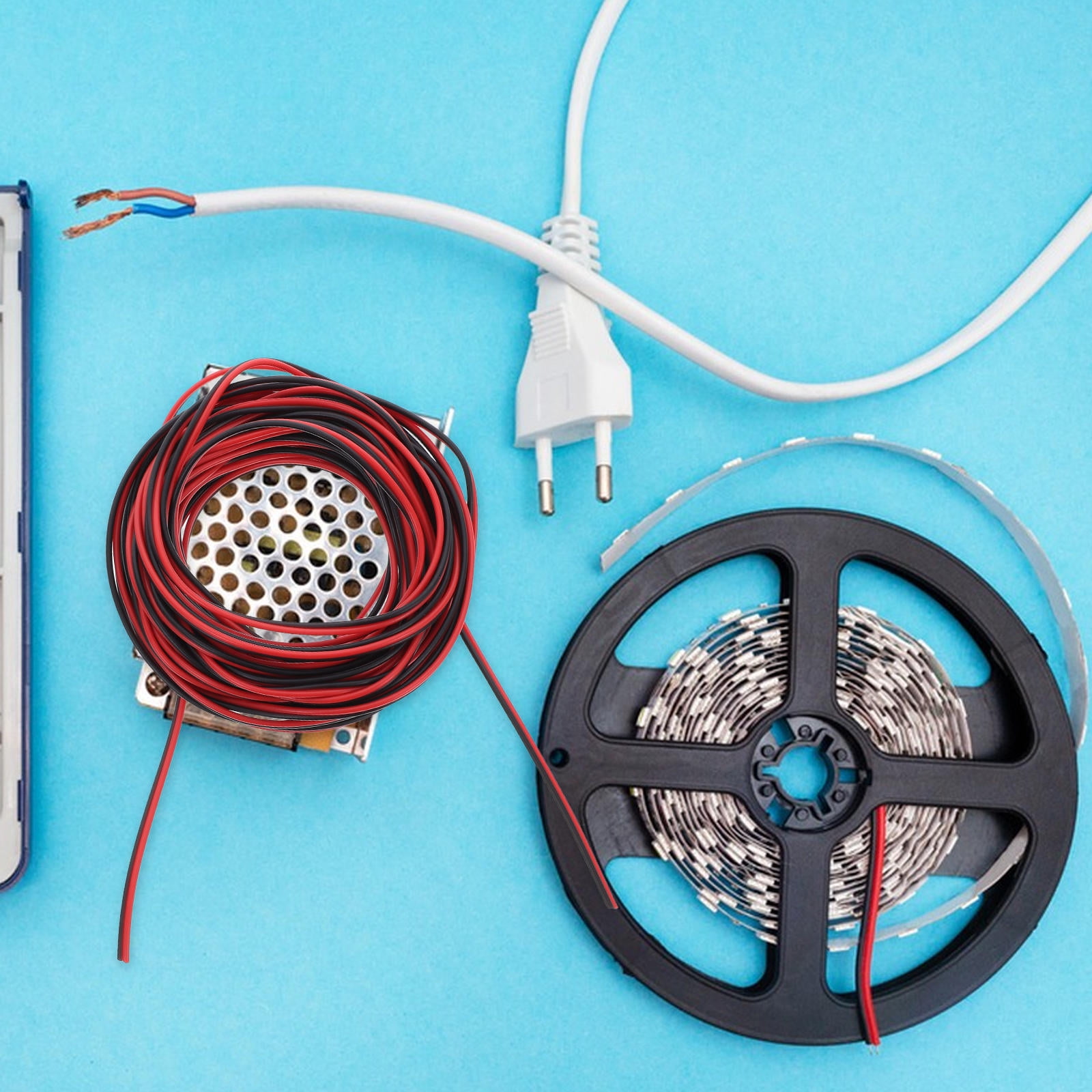 SOPOTUTU Multi Color PVC Copper LED Light Extension Cable for Home ...