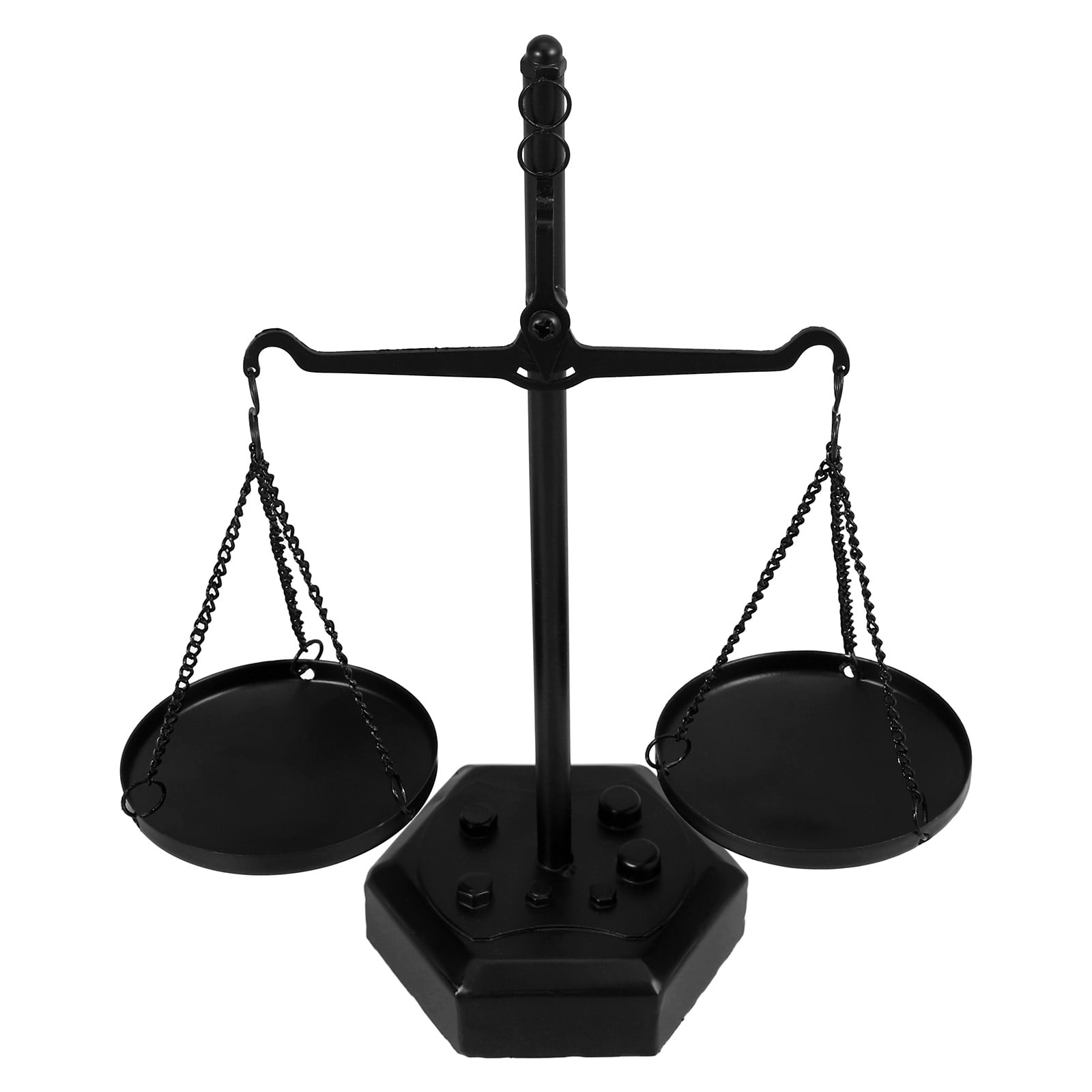 SOPOTUTU 1Set Metal Display Tray Balance Scale for Lawyer Office Decor ...