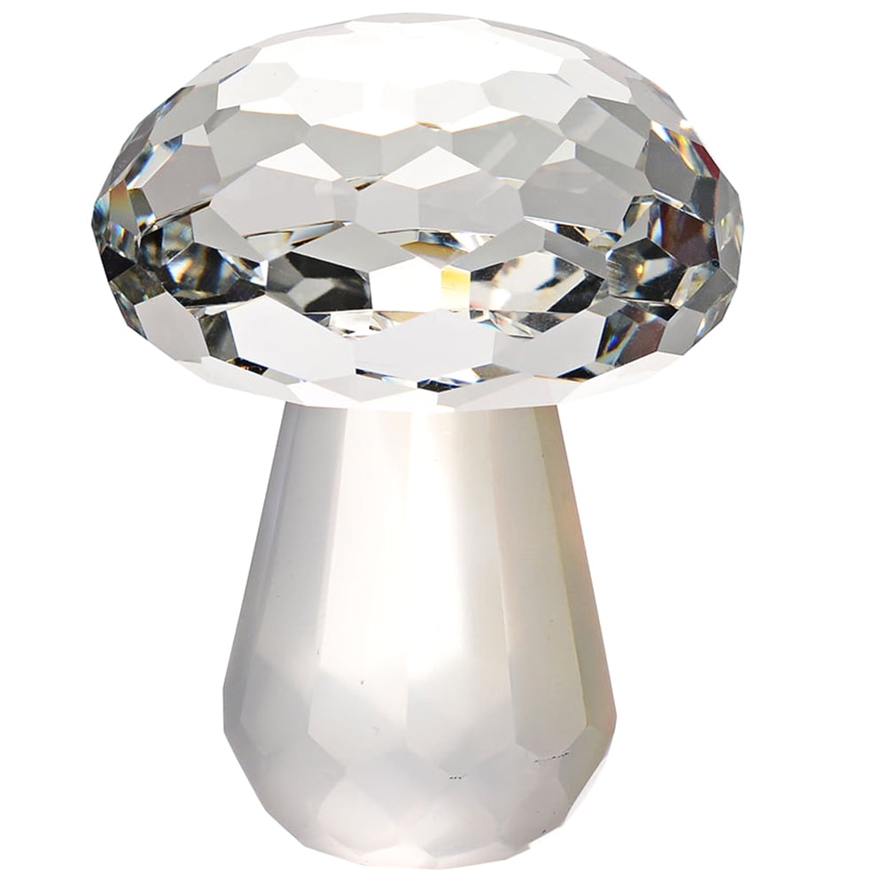 SOPOTUTU 1Set Mushroom Sculpture Crystal Mushroom Statue For Home Decor ...