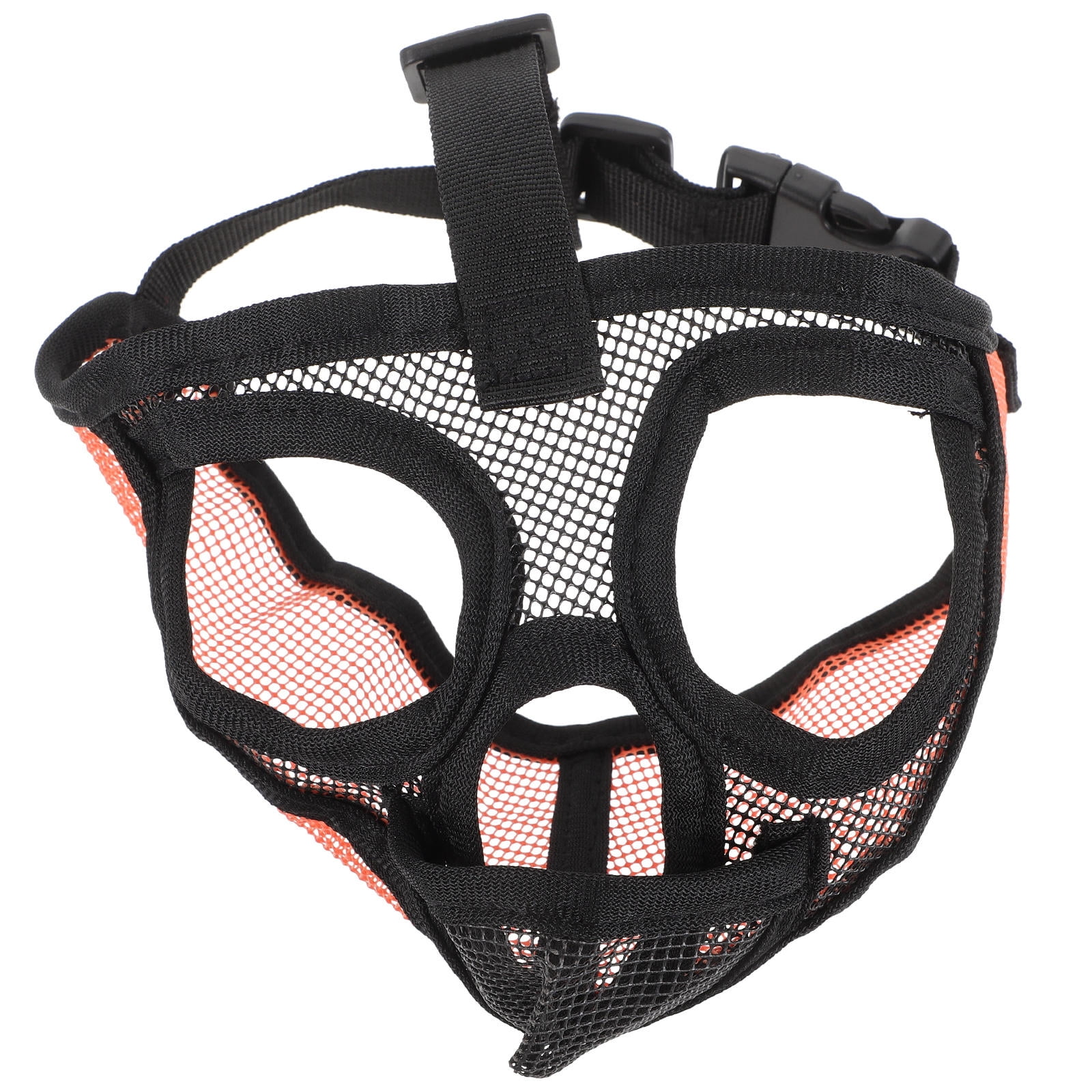SOPOTUTU Adjustable Orange Muzzle for Small Puppies, Comfortable Daily ...