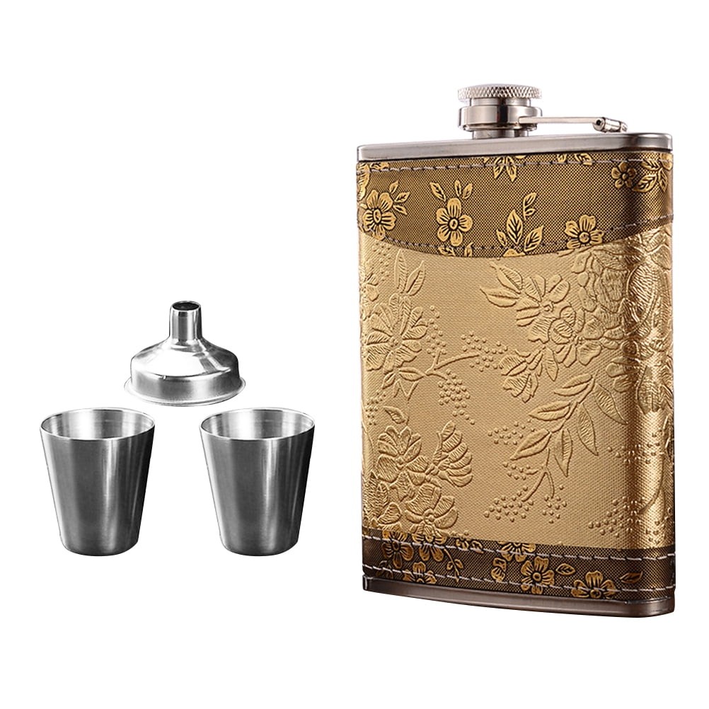 SOPOTUTU 1Set Portable Flask Small Stainless Steel Tumbler for Beverage ...