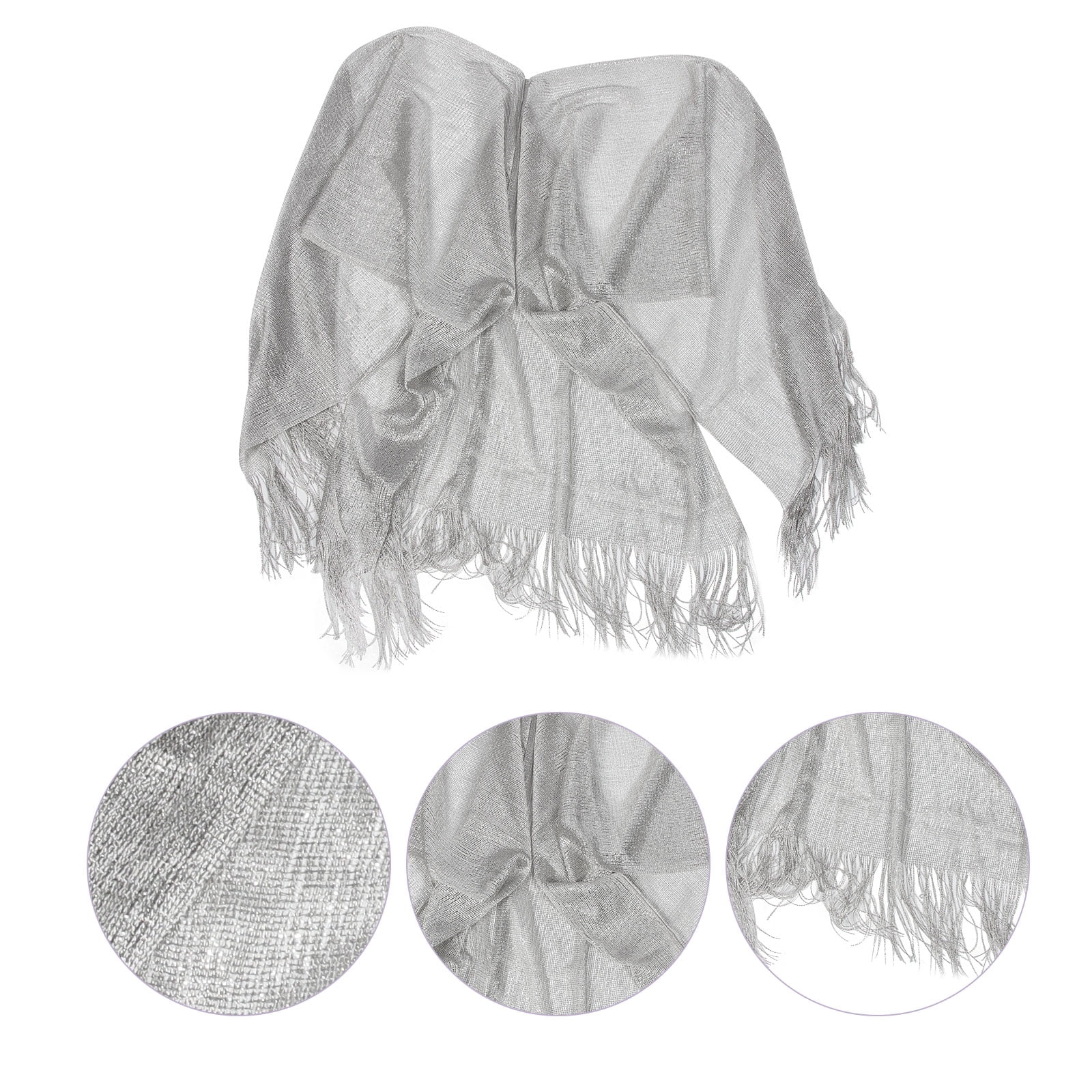 SOPOTUTU Elegant Mesh Wrap Shawl for Sun Protection 2pcs Casual ...