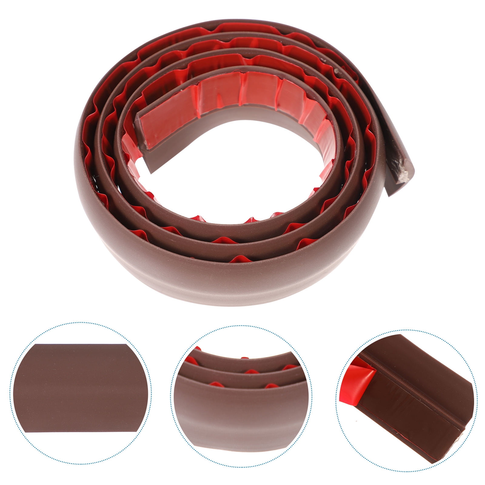 SOPOTUTU Self Adhesive Trim Strips Floor Transition Strip PVC Edge ...