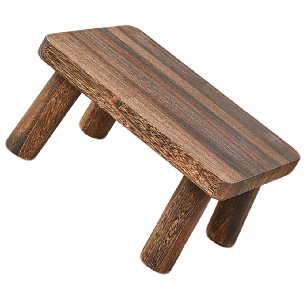 SOPOTUTU 1Set Wood Storage Stool Aesthetically Pleasing Step Stool 14 ...