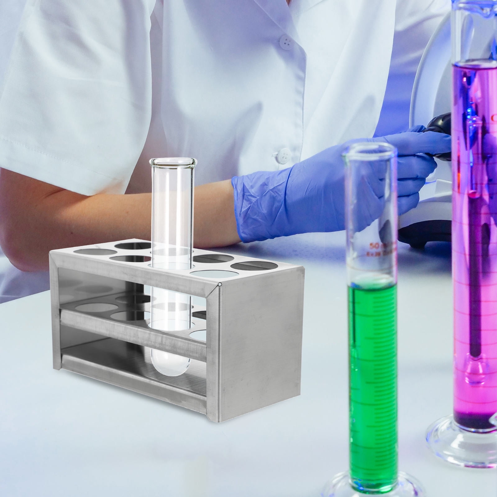 SOPOTUTU 1pc Test Tube Rack Holder For Laboratory Use Organizer For ...