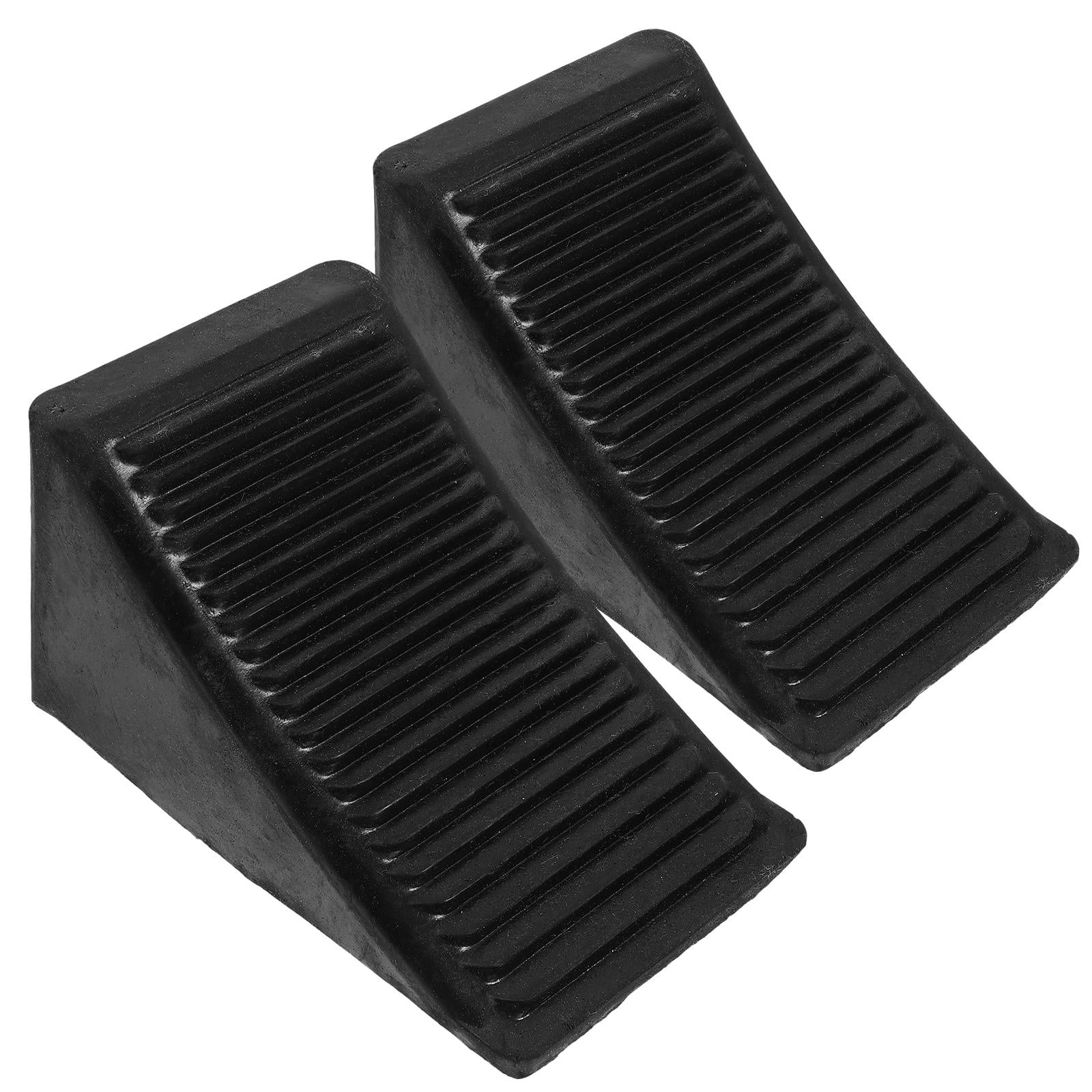 SOPOTUTU 2 Pack Rubber Wheel Chocks Trailer Wheel Stabilizer For Travel ...