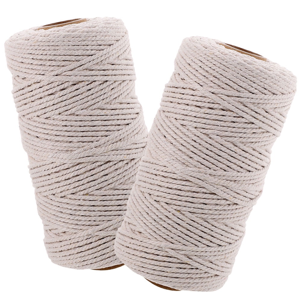 SOPOTUTU Poultry Twine Kitchen Twine for Baking Cotton Beige 2 Rolls ...