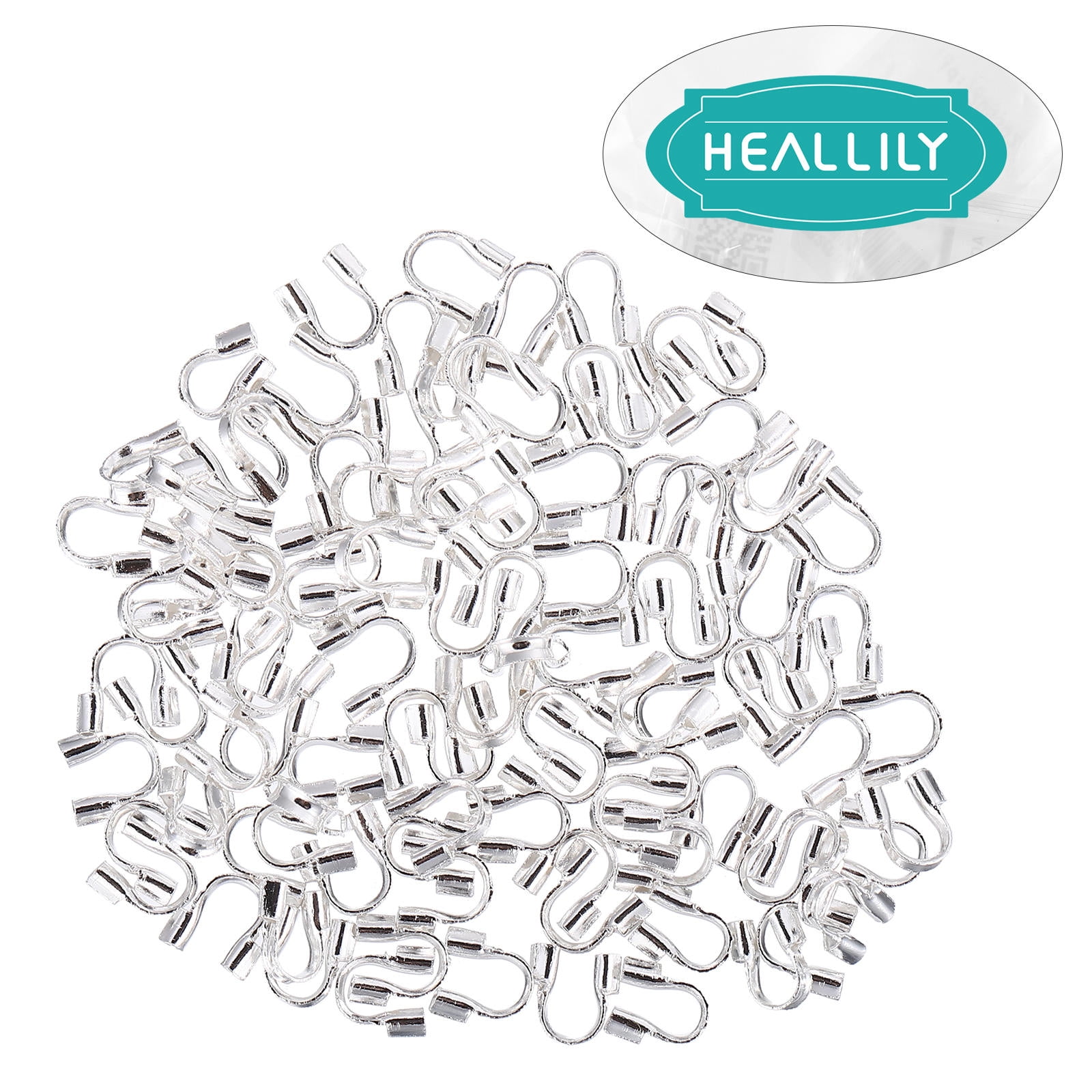 SOPOTUTU 200Pack U-Shape Wire Thread Guard for Jewelry Making ...