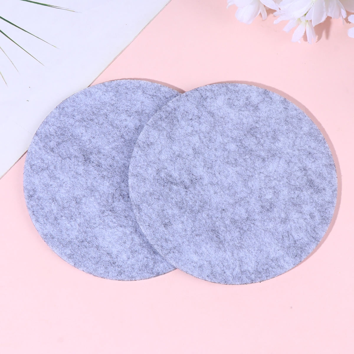 SOPOTUTU Back to School Table Mat Felt Mats Light Grey 20Pcs Protect ...