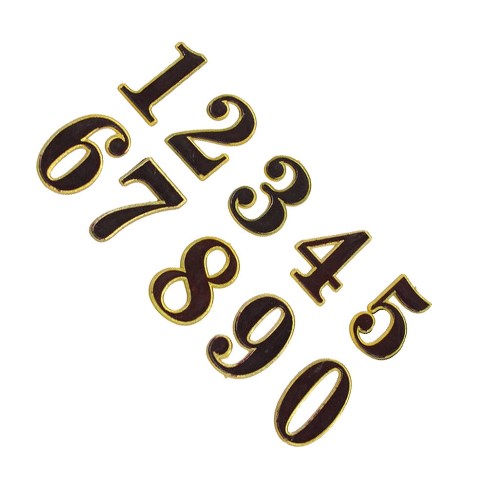 SOPOTUTU 20Pcs Black Acrylic House Numbers for Room Distinguishing ...