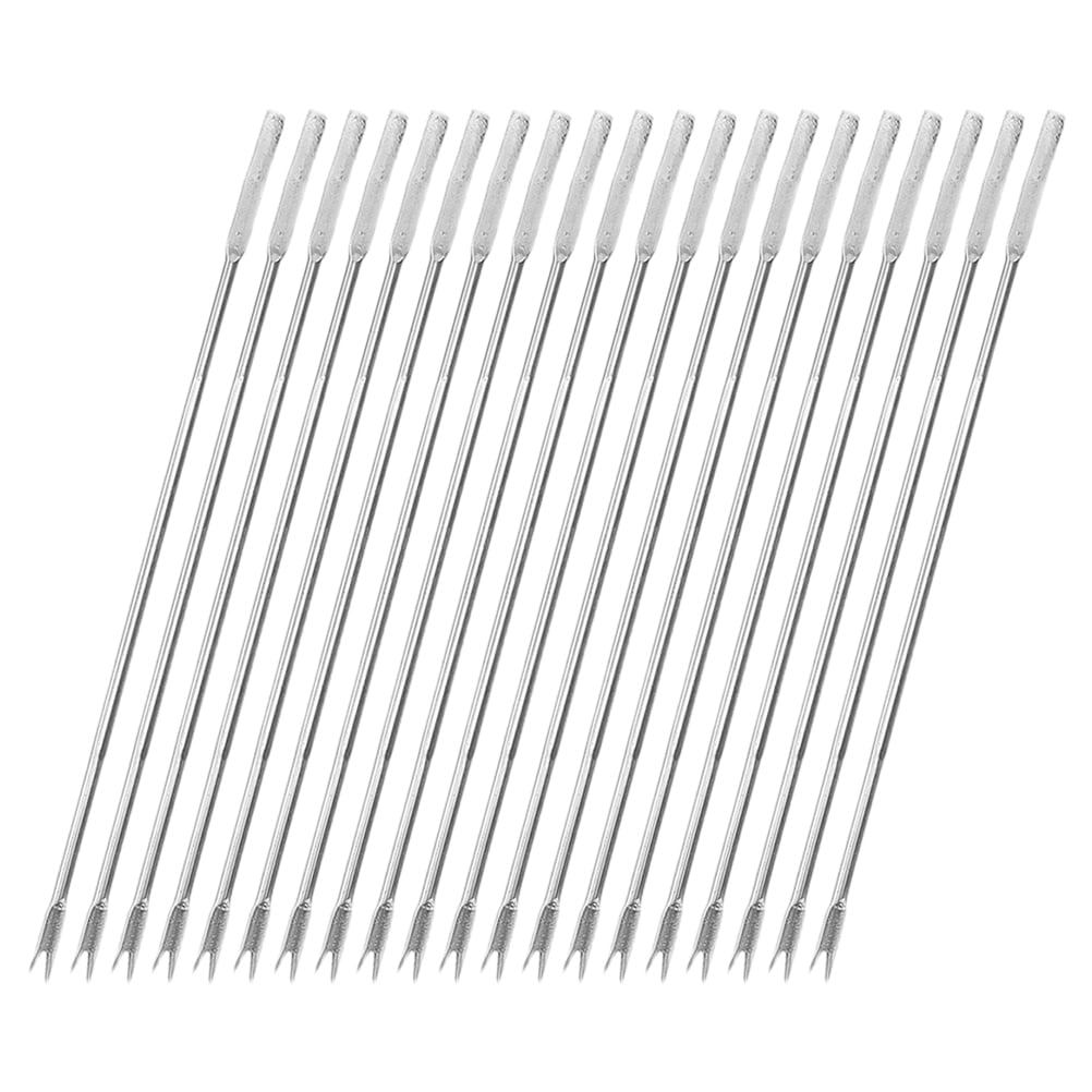 SOPOTUTU Fork Picks Nut Picker 20Pcs Stainless Steel Silver Crab Forks ...